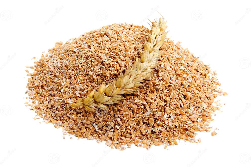 Wheat bran stock image. Image of bran, breakfast, wheat - 3639753