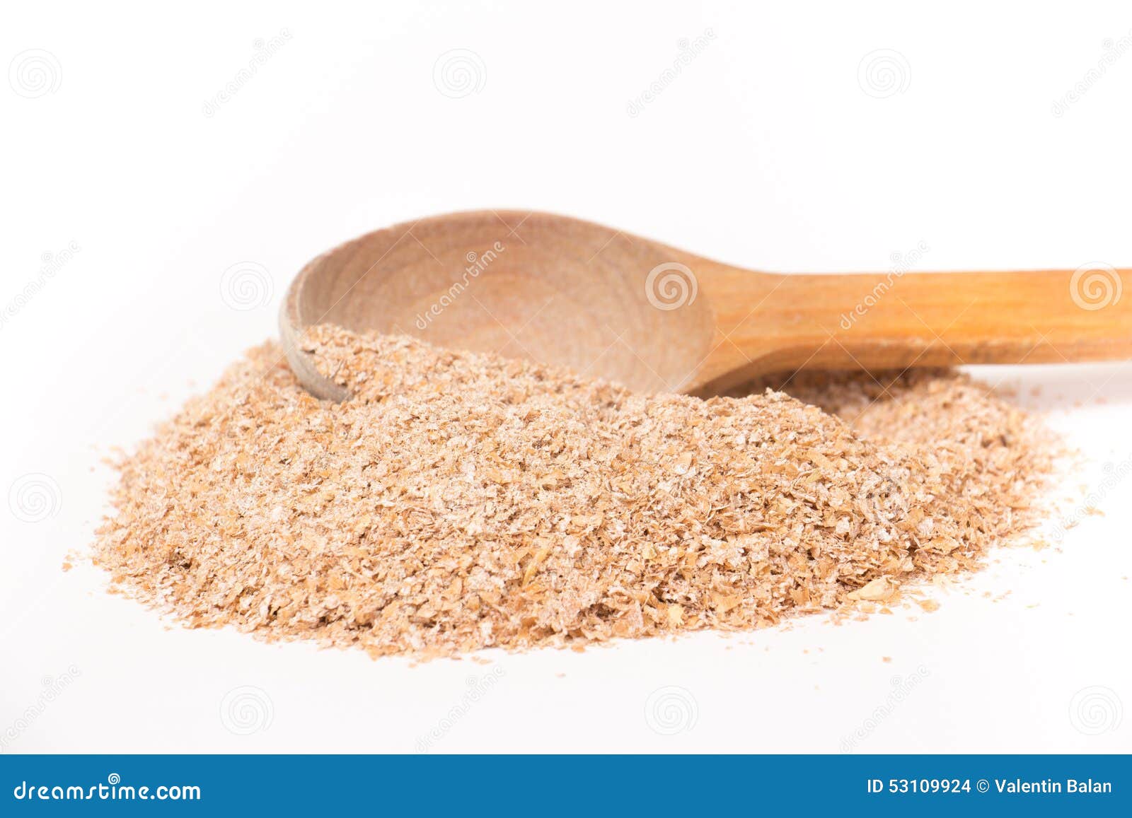 Wheat bran stock photo. Image of grain, ingredient, breakfast - 53109924