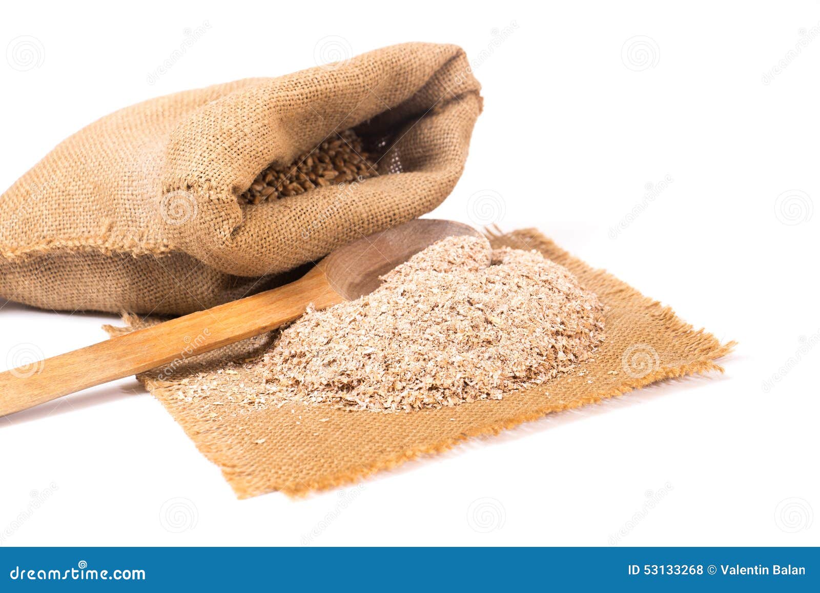 Wheat bran stock photo. Image of fibre, breakfast, cook - 53133268