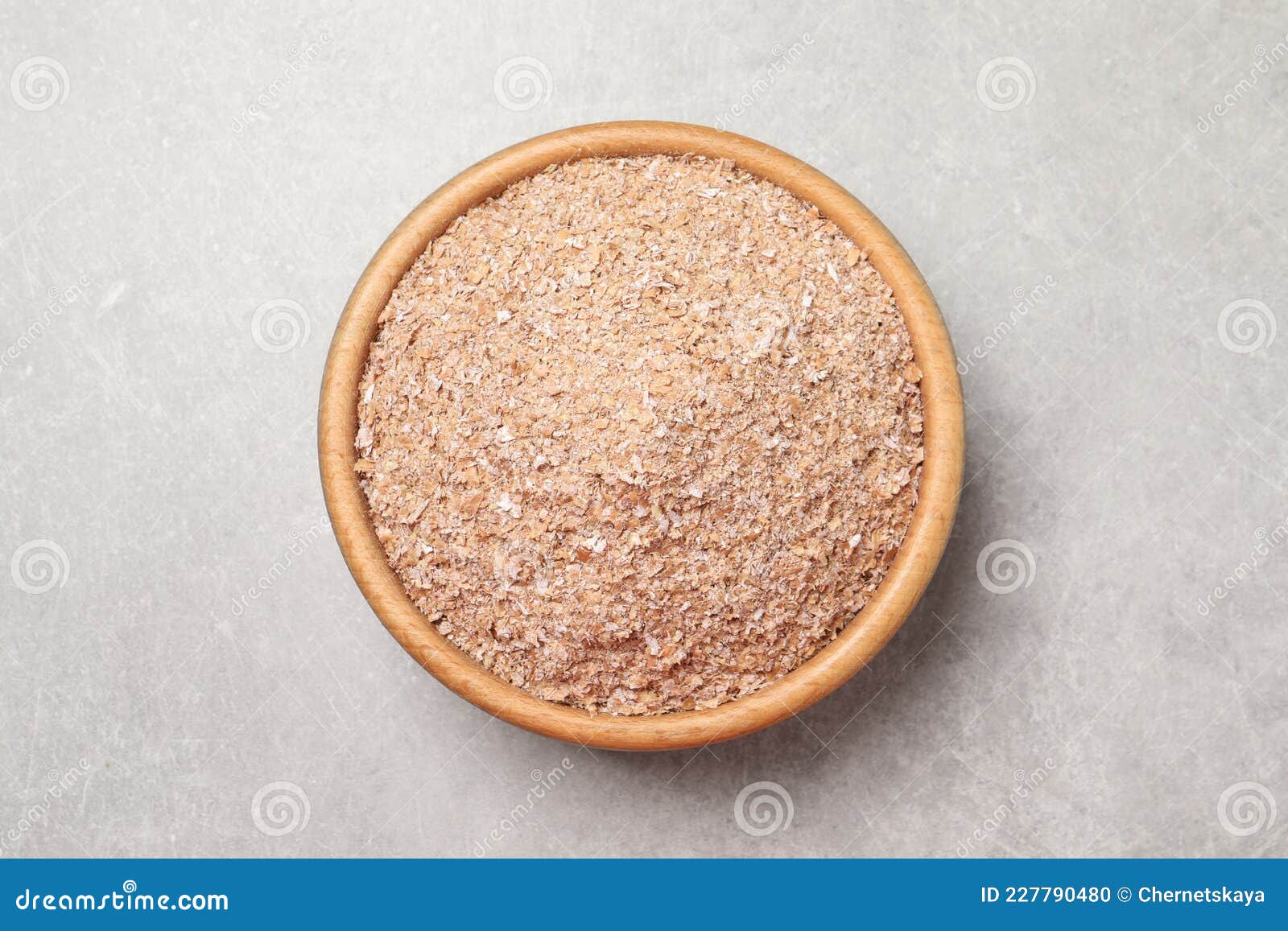 Wheat Bran on Light Table, Top View Stock Photo - Image of balance ...