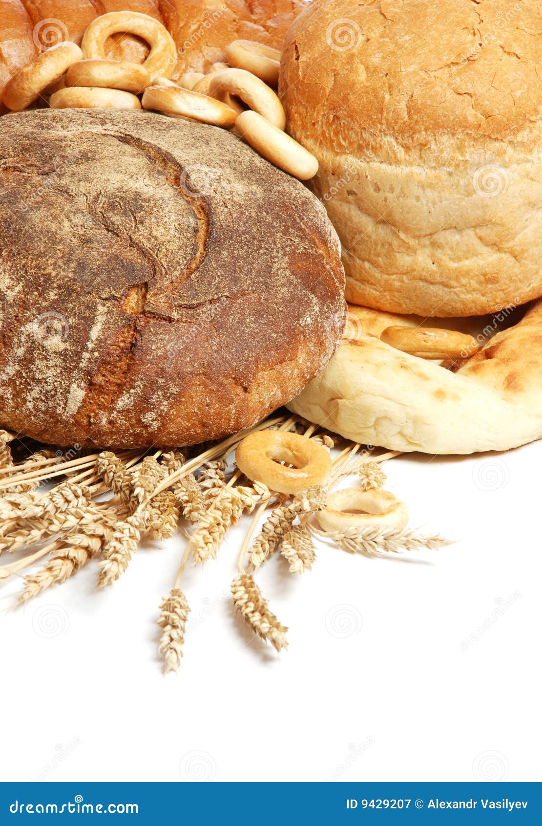 Wheat and bread stock image. Image of natural, cereal - 9429207