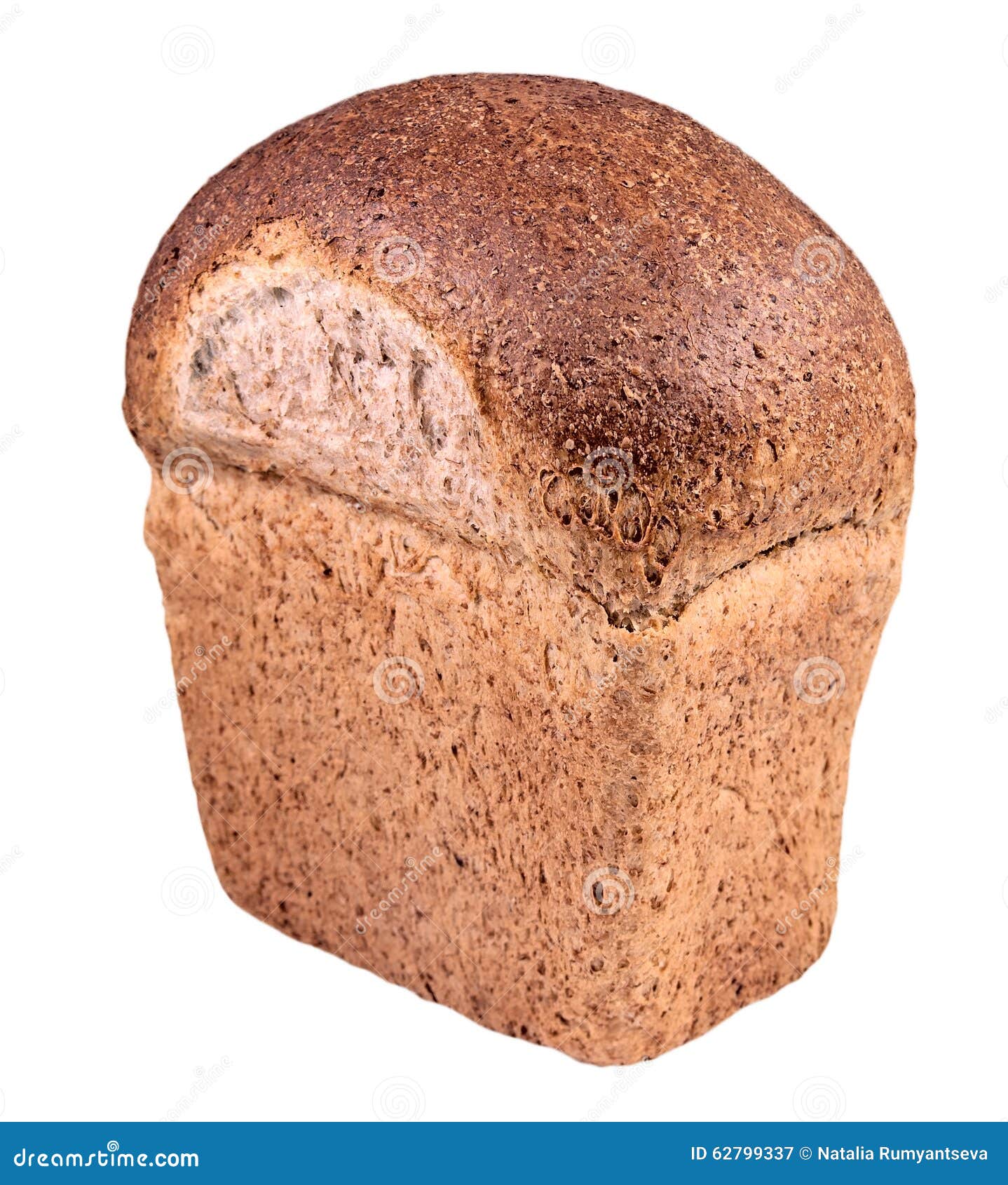 Wheat bread with bran stock image. Image of leaven, bran - 62799337
