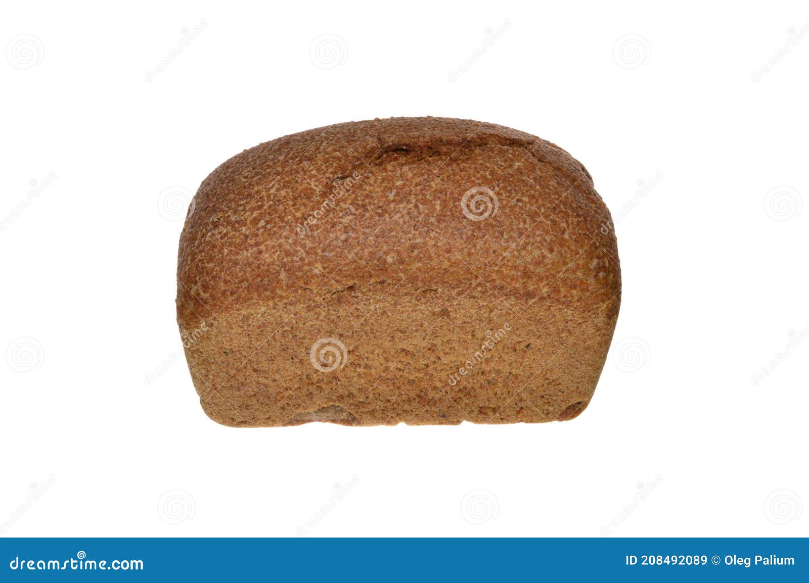 Wheat Bread Isolated on White Background Stock Image - Image of bread ...