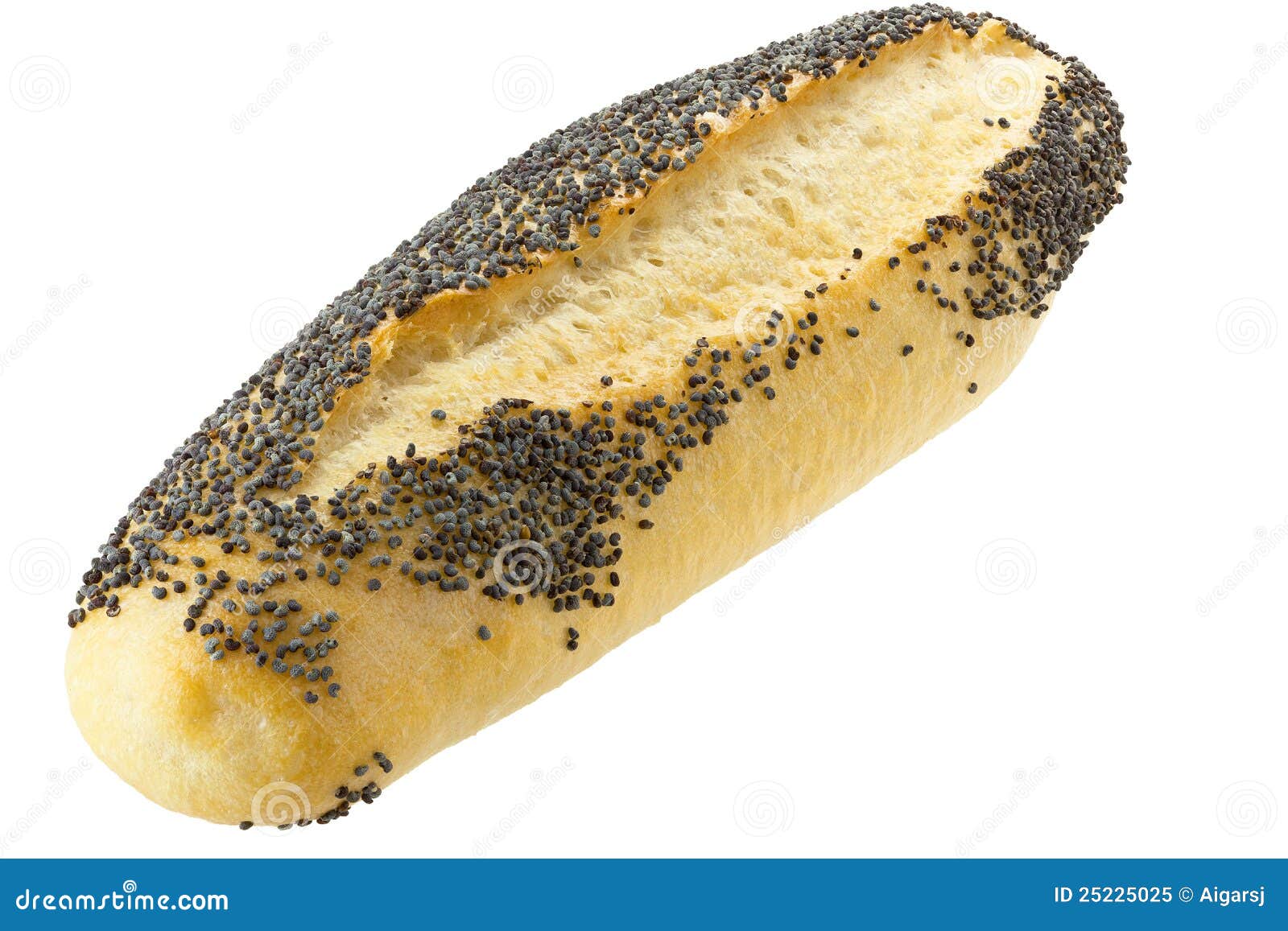 Wheat Bread with Poppy Seeds Stock Image - Image of bread, food: 25225025