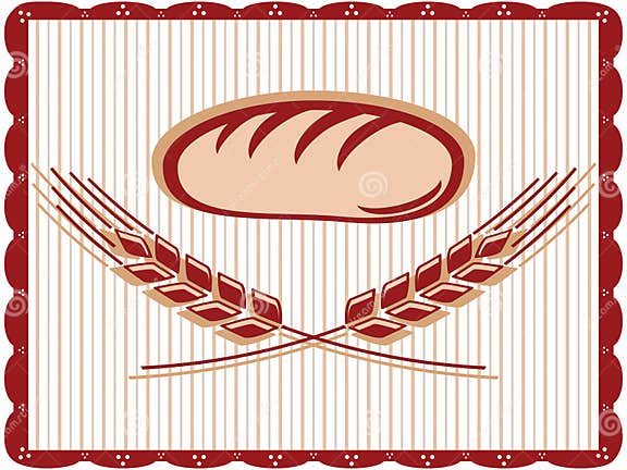 Wheat bread sign stock vector. Illustration of bakery - 17388329
