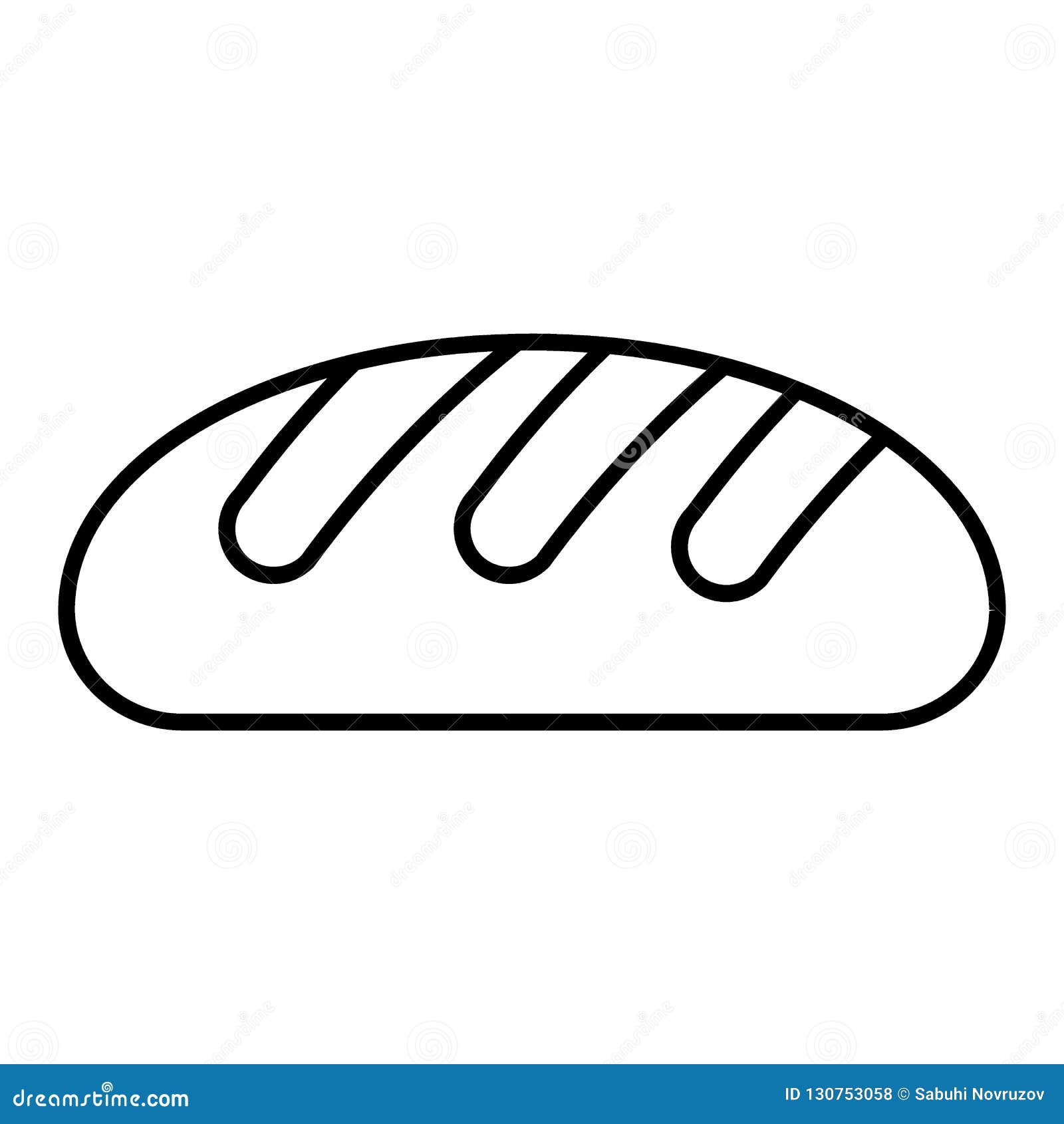 White Bread Icon Outline Style Stock Illustrations – 3,439 White Bread ...