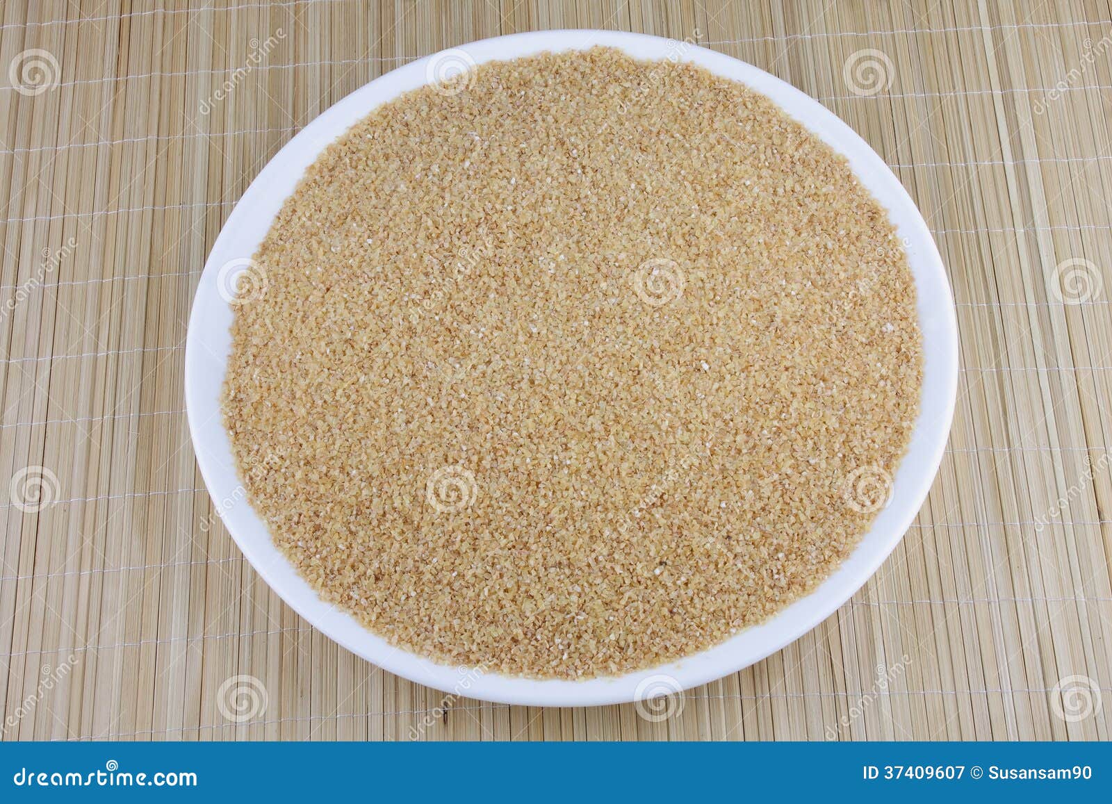 Wheat Broken on plate stock image. Image of grain, agriculture - 37409607