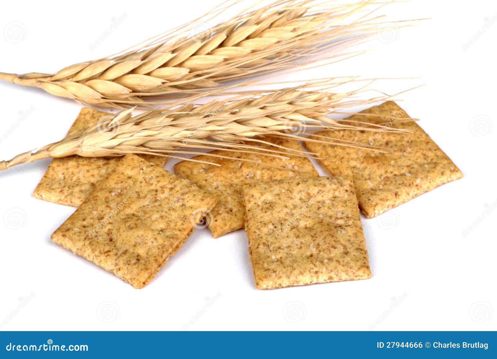 Wheat Crackers stock photo. Image of crackers, white - 27944666