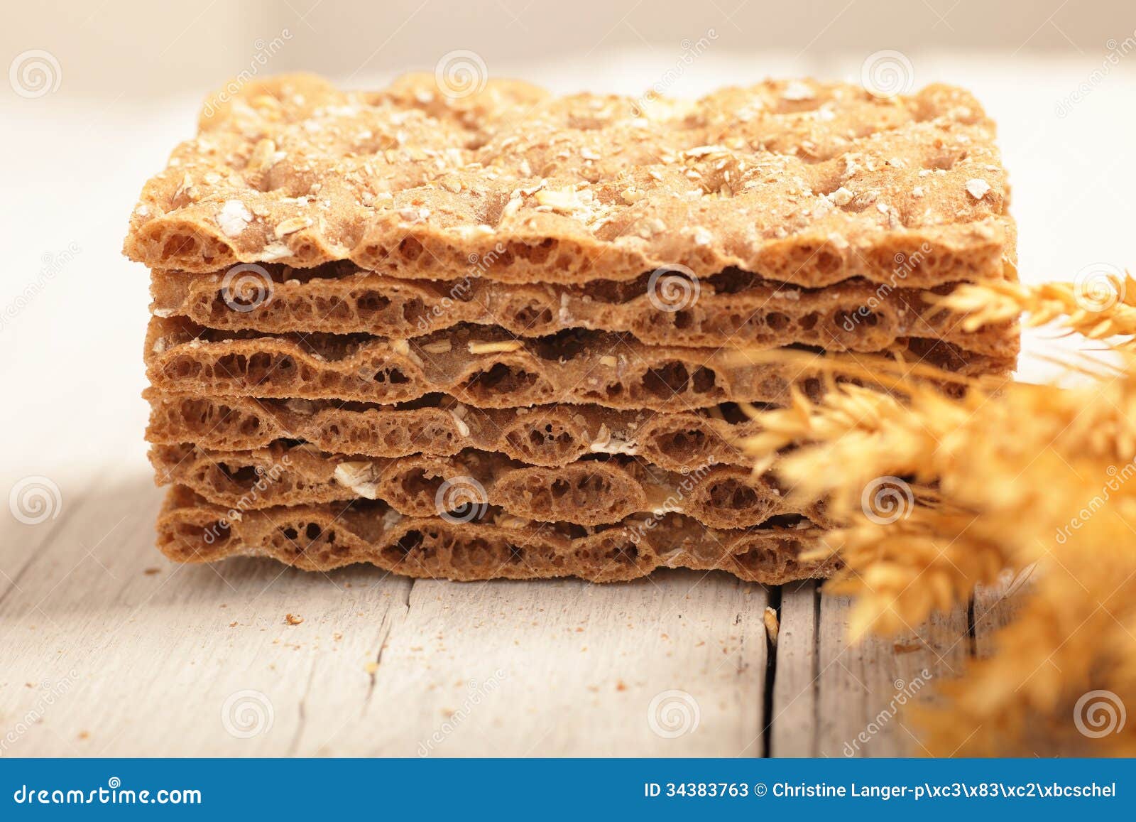 Wheat crispbread stock image. Image of background, overhead - 34383763