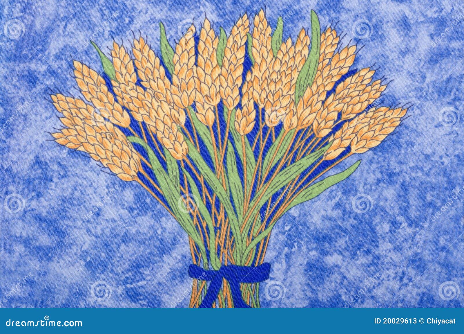 Wheat Design Fabric stock image. Image of texture, pretty - 20029613