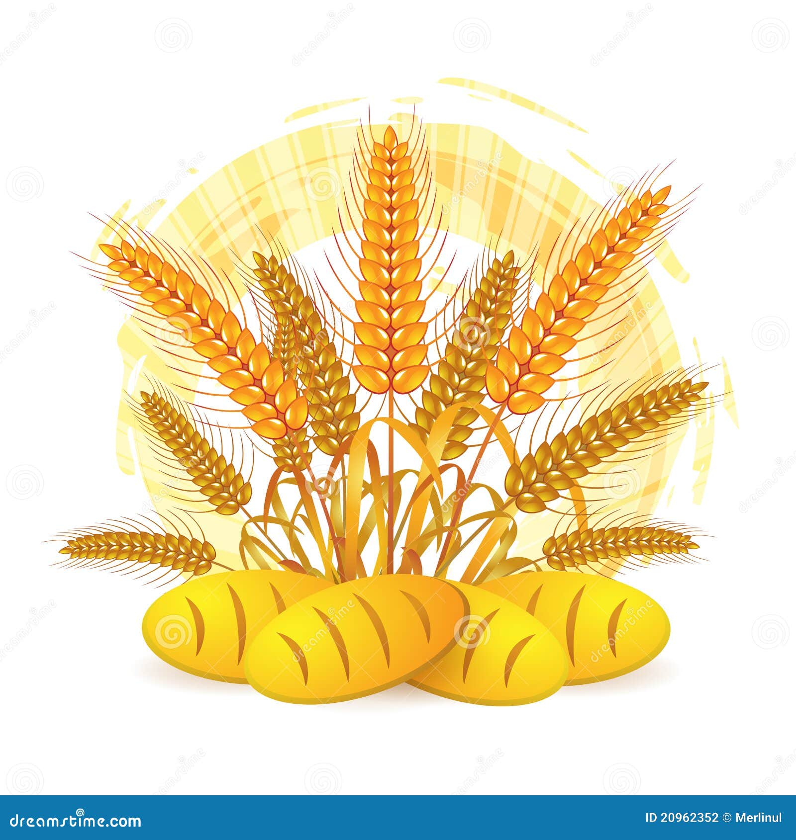 Wheat Ears On Cracked Barren Field, Global Warming Concept. Generative ...