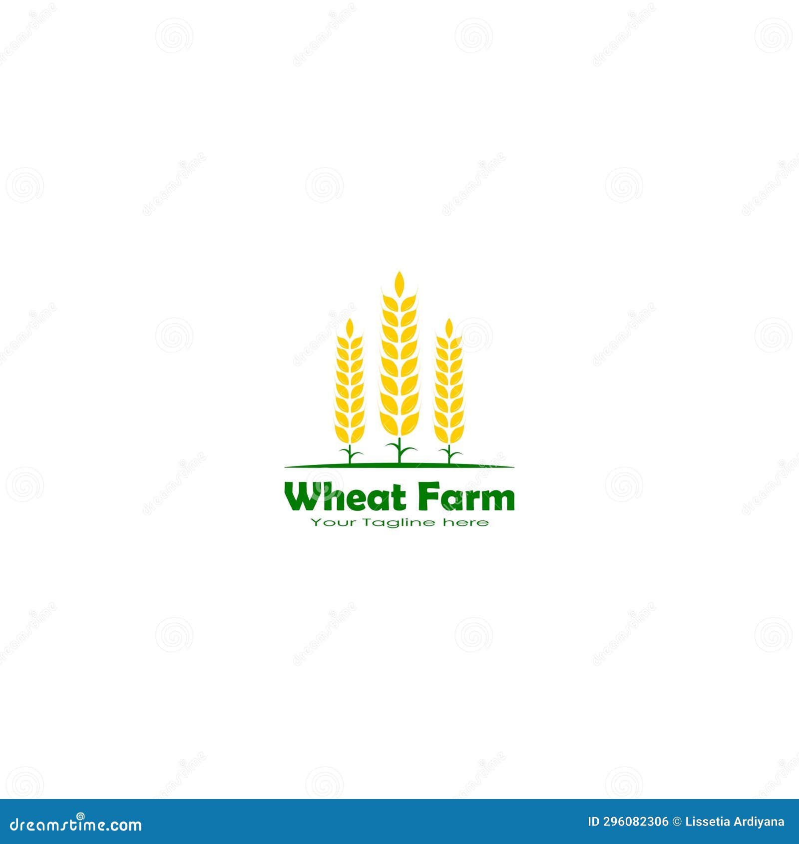 Wheat Farm Logo Vector Graphics Stock Vector - Illustration of field ...