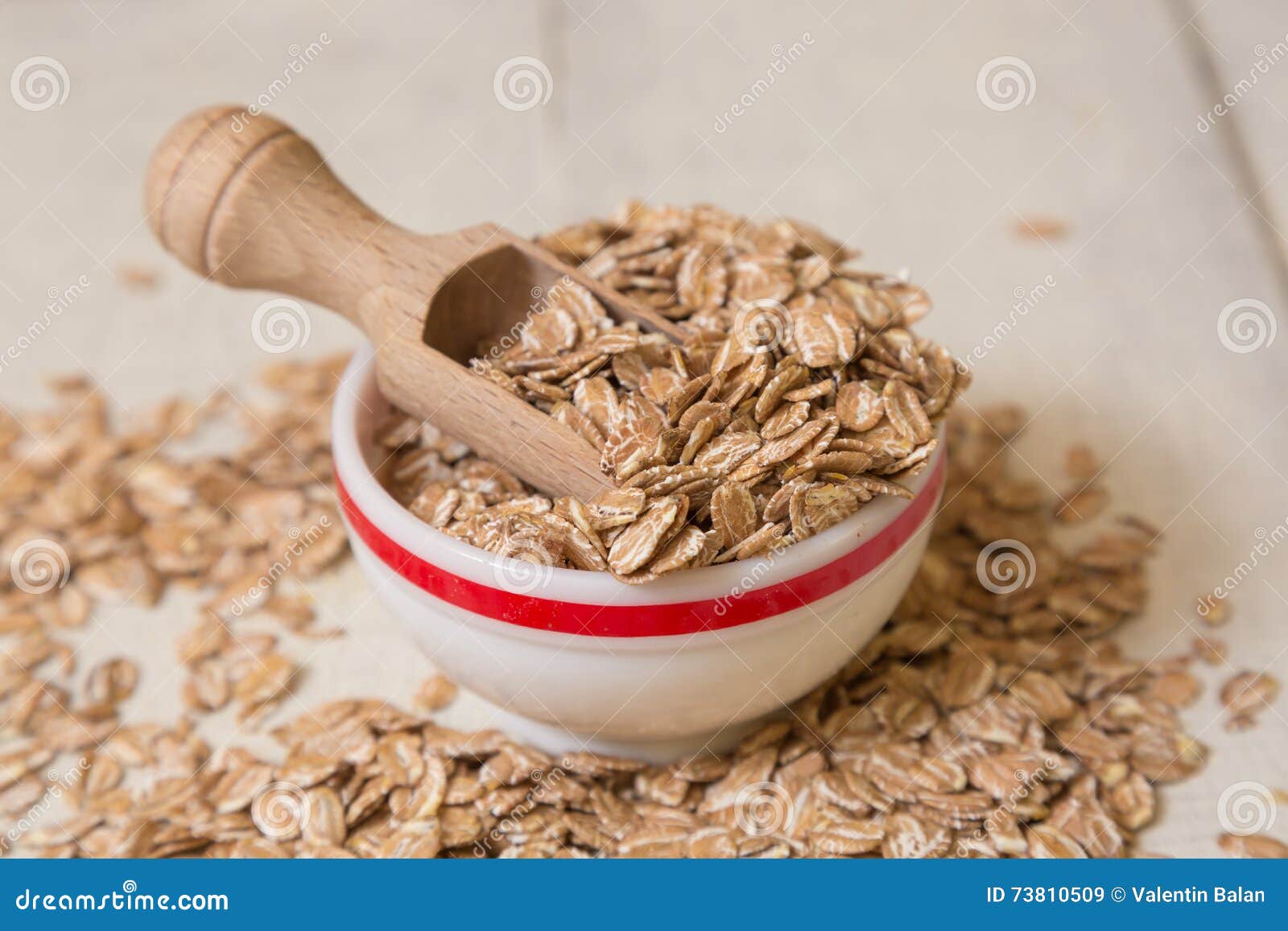 Wheat flakes stock image. Image of oatmeal, nutrition - 73810509