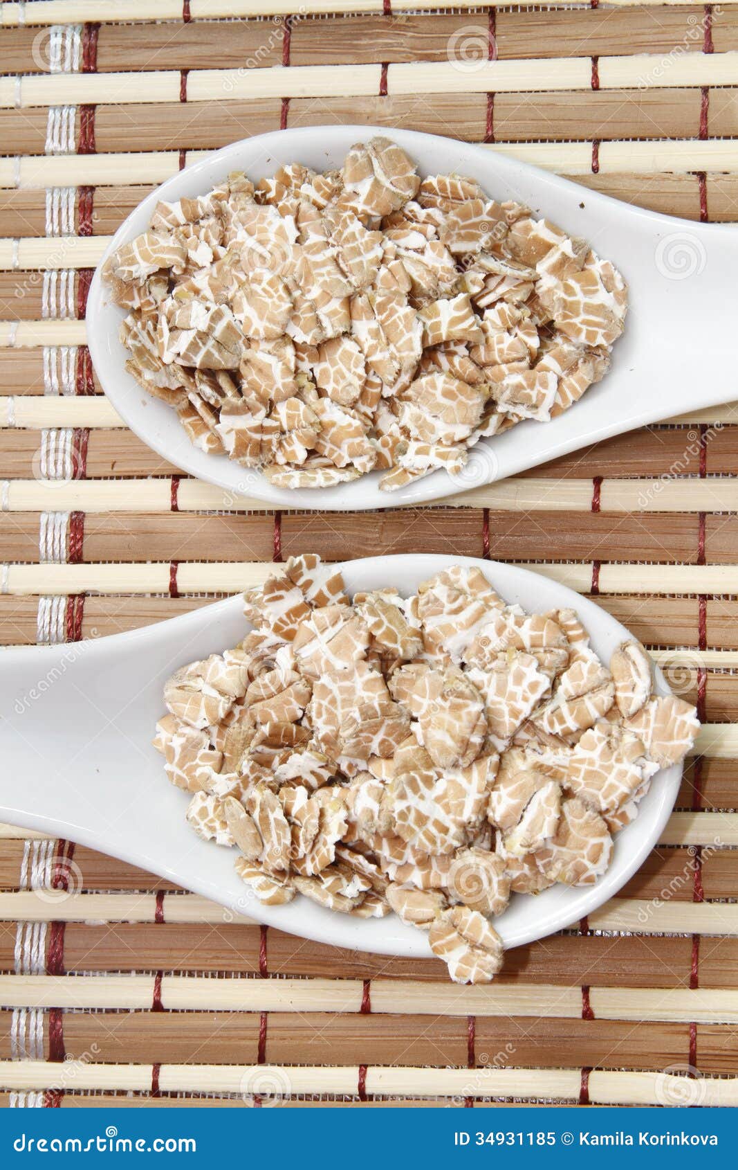 Wheat flakes stock image. Image of eating, lifestyle - 34931185