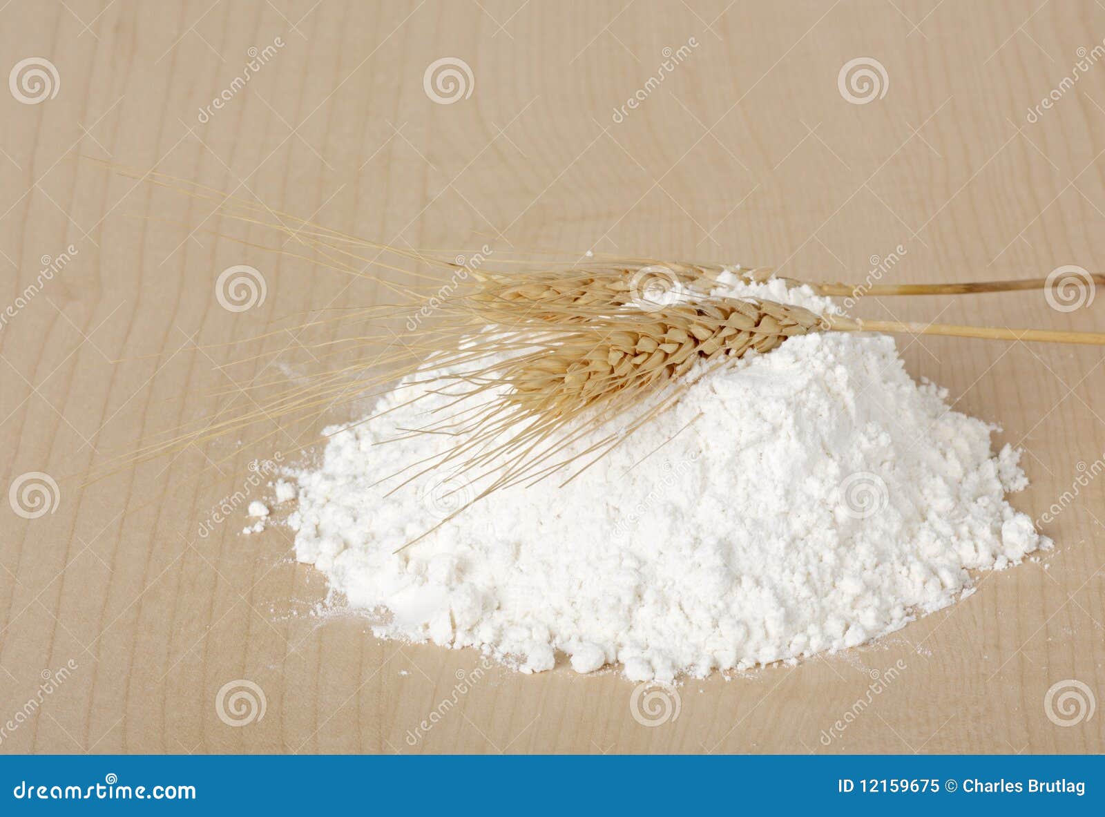 Wheat Flour stock image. Image of healthy, natural, board - 12159675