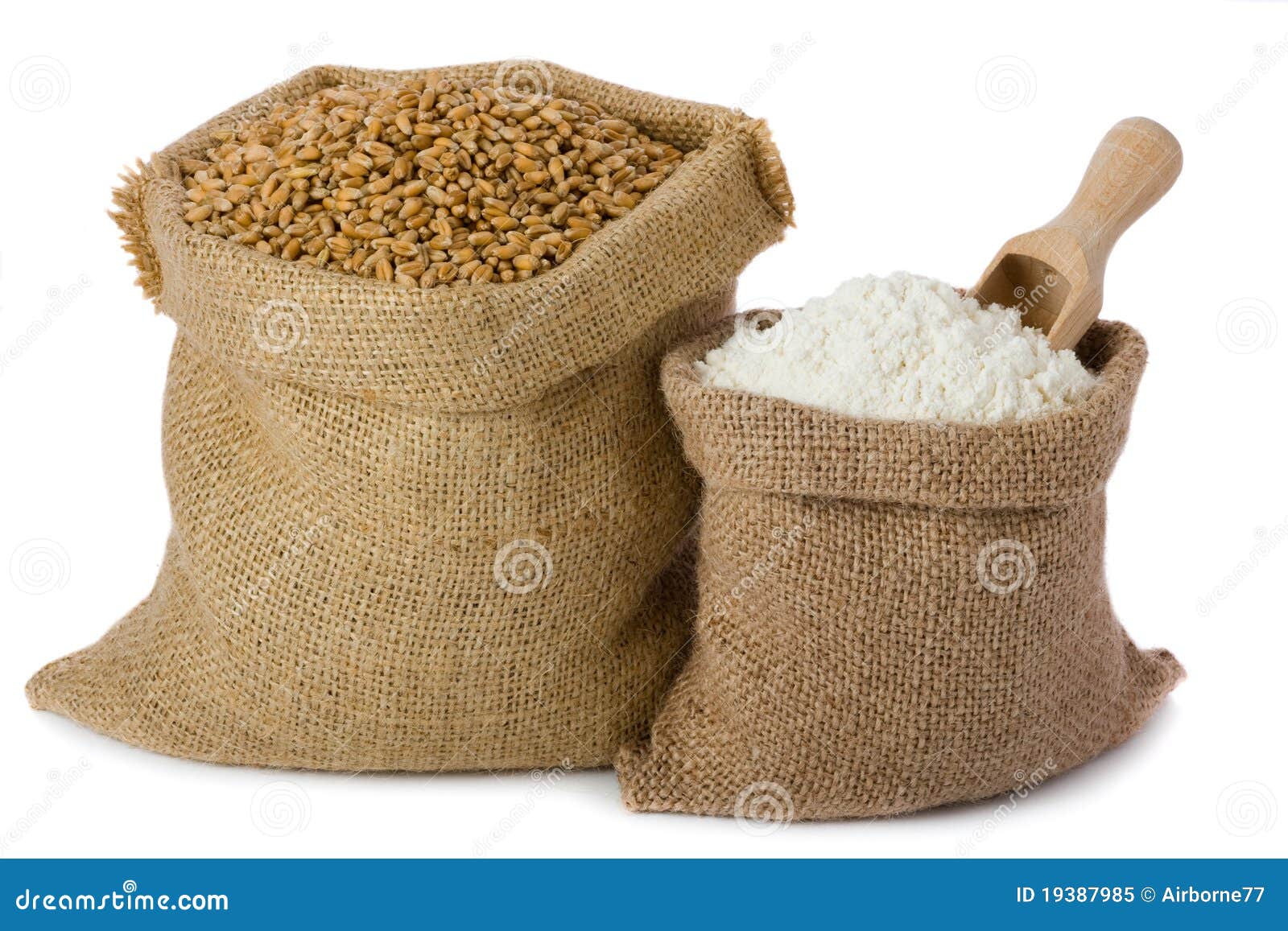 Wheat and flour stock image. Image of golden, natural - 19387985