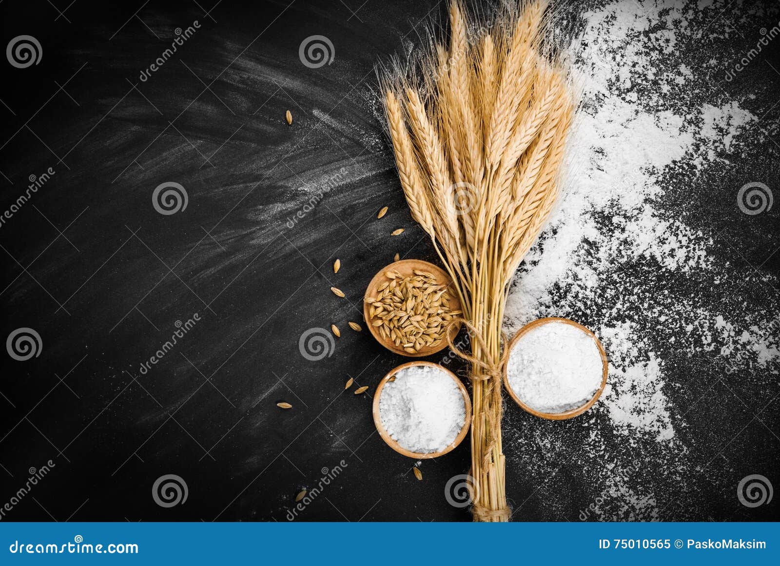 Wheat And Flour Royalty-Free Stock Photography | CartoonDealer.com ...