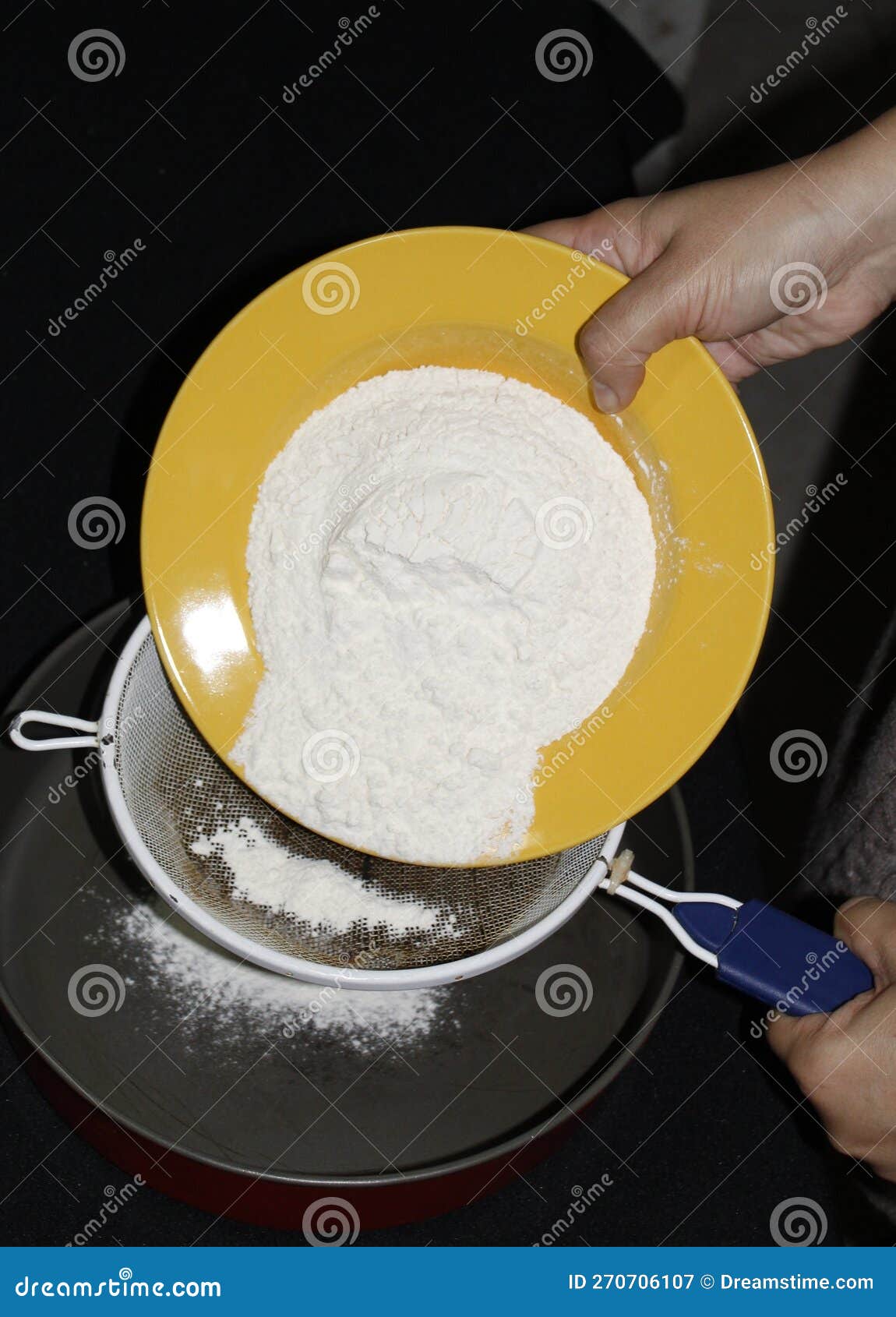 Preparing Food and Desserts at Home Stock Image - Image of dessert ...