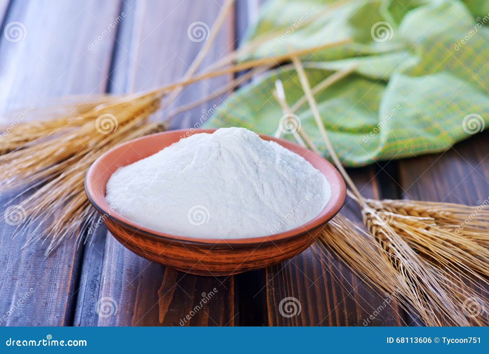 Wheat flour stock photo. Image of fresh, nutritional - 68113606