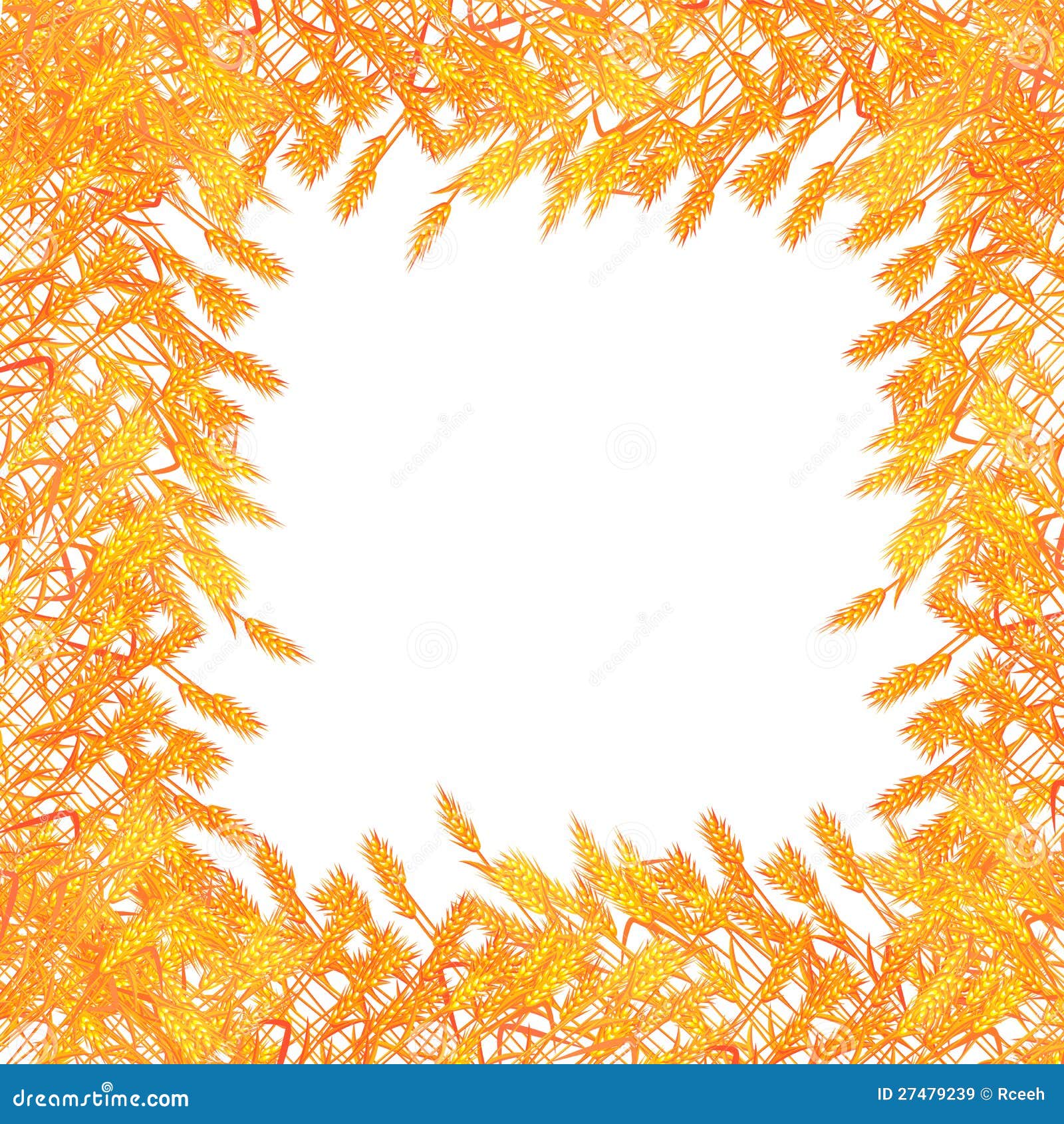 Wheat frame stock vector. Illustration of background - 27479239