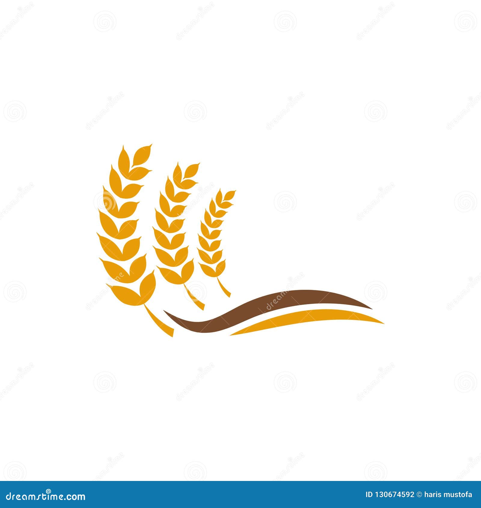 Wheat Grain Agriculture Graphic Design Template Vector Illustration ...