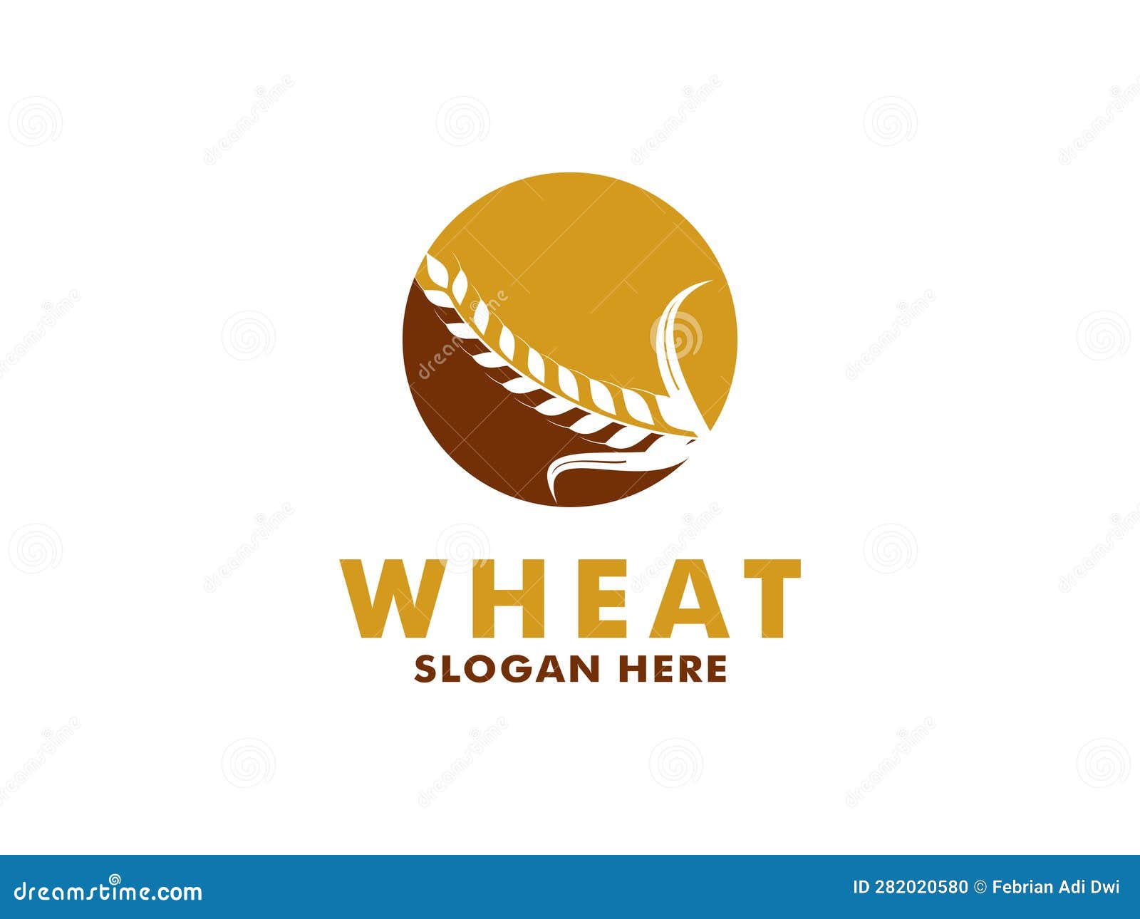 Simple Wheat Grain Vector Icon Logo Design Stock Vector - Illustration ...