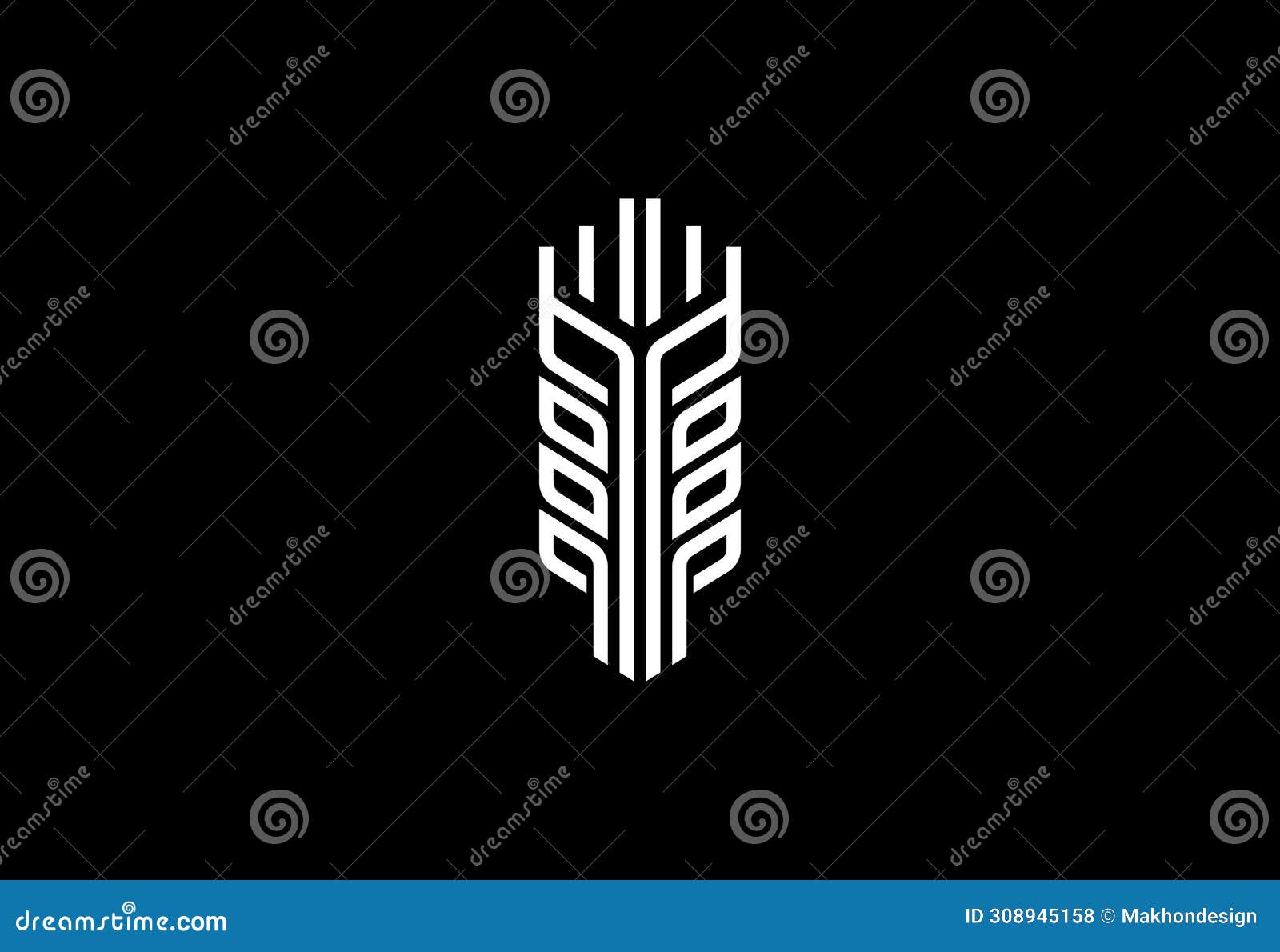 Wheat Grain Logo Vector Design. Logo for Farm, Bakery or Food Product ...
