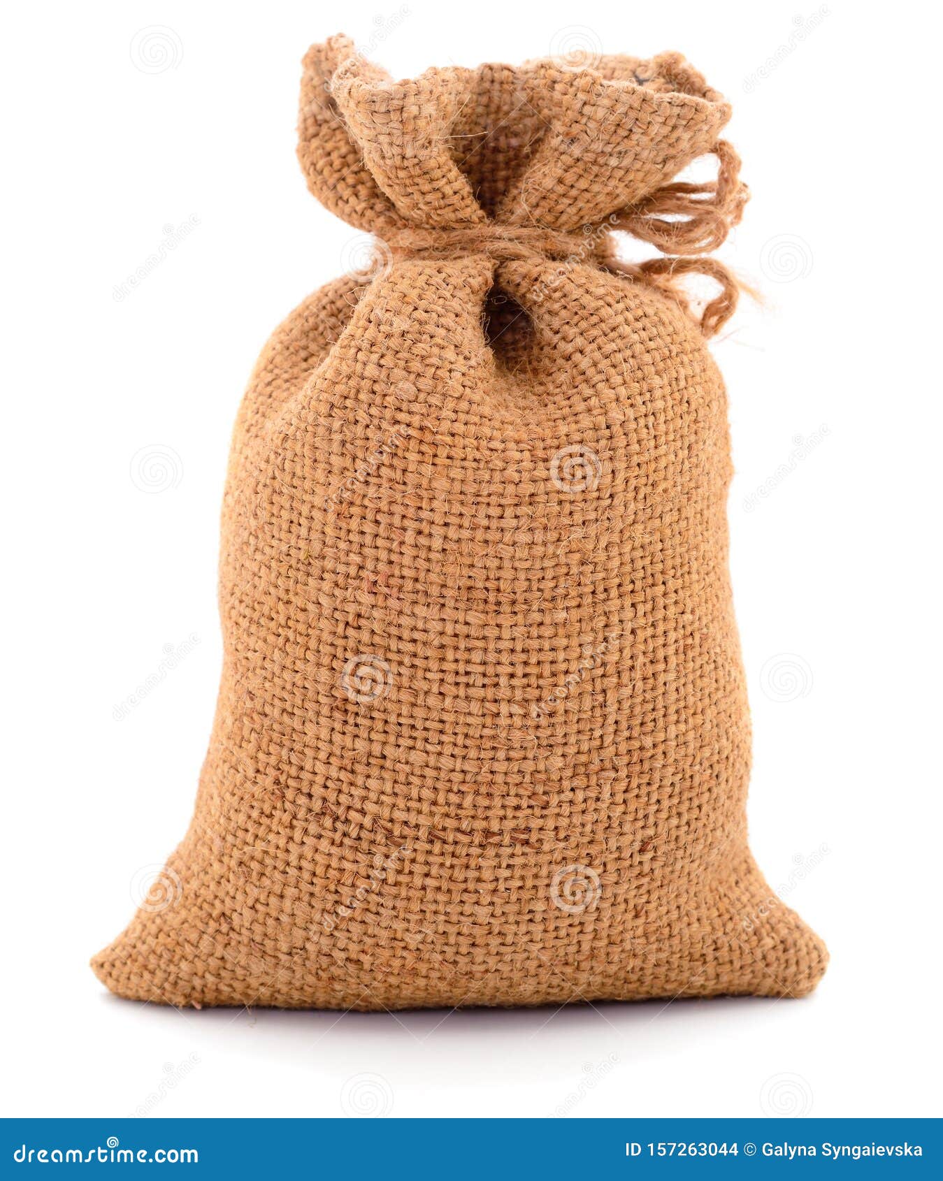 Wheat grain in sack stock photo. Image of crop, brown - 157263044