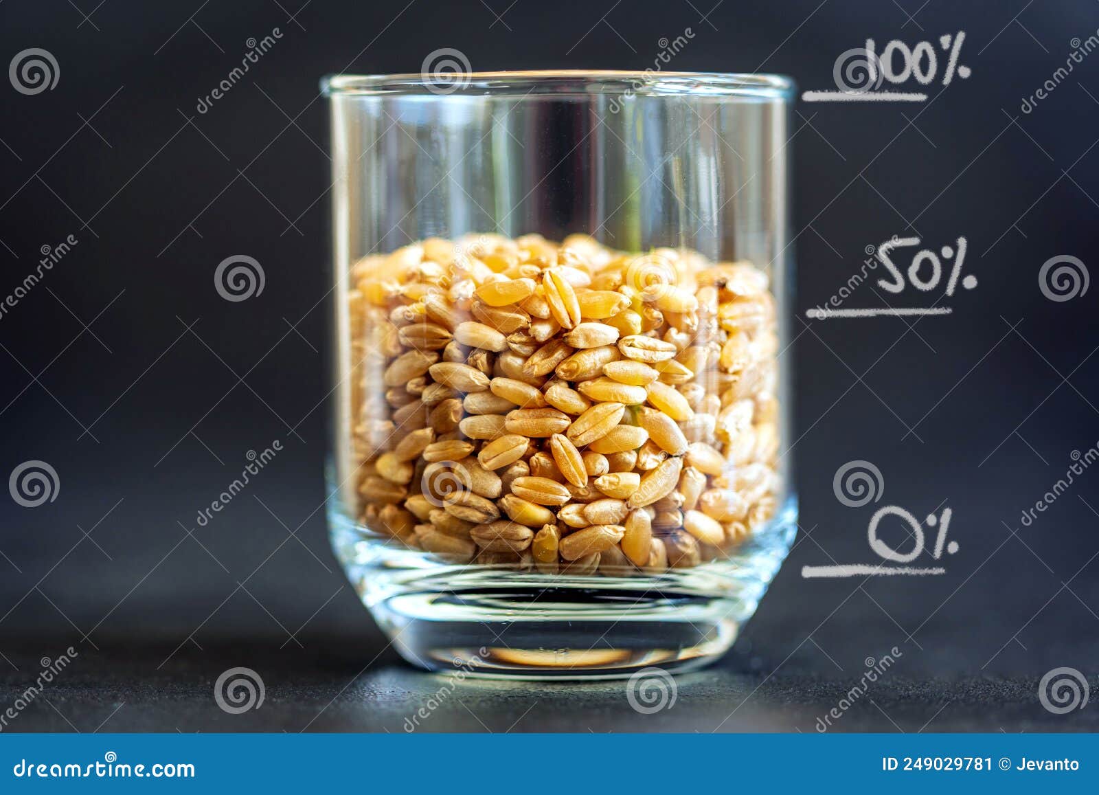 Wheat Grain Storage Container Shape Concept Overhead Stock Image ...