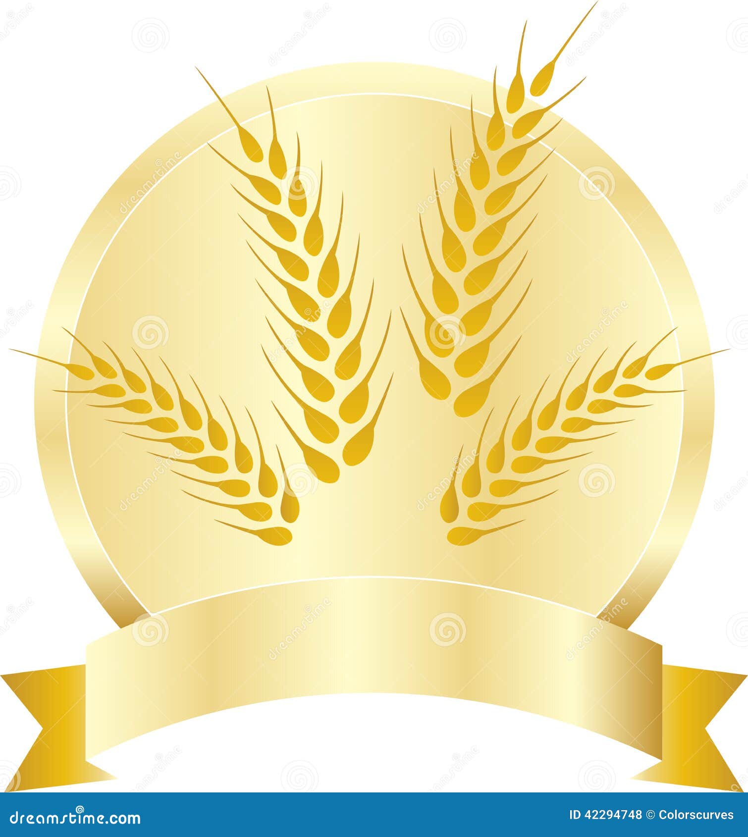 Wheat grains stock vector. Illustration of corn, grow - 42294748