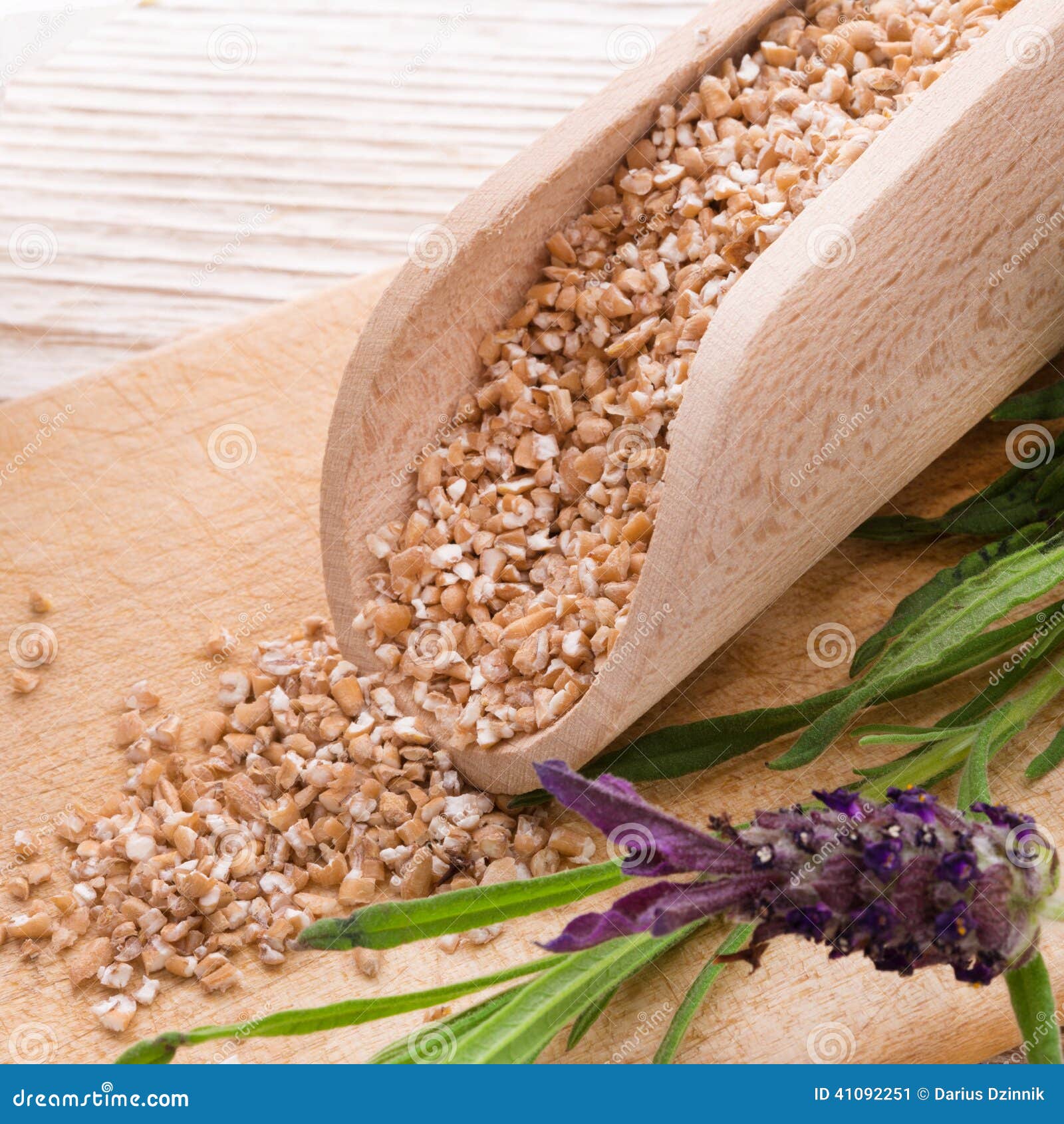 Wheat groats stock image. Image of handful, culinary - 41092251