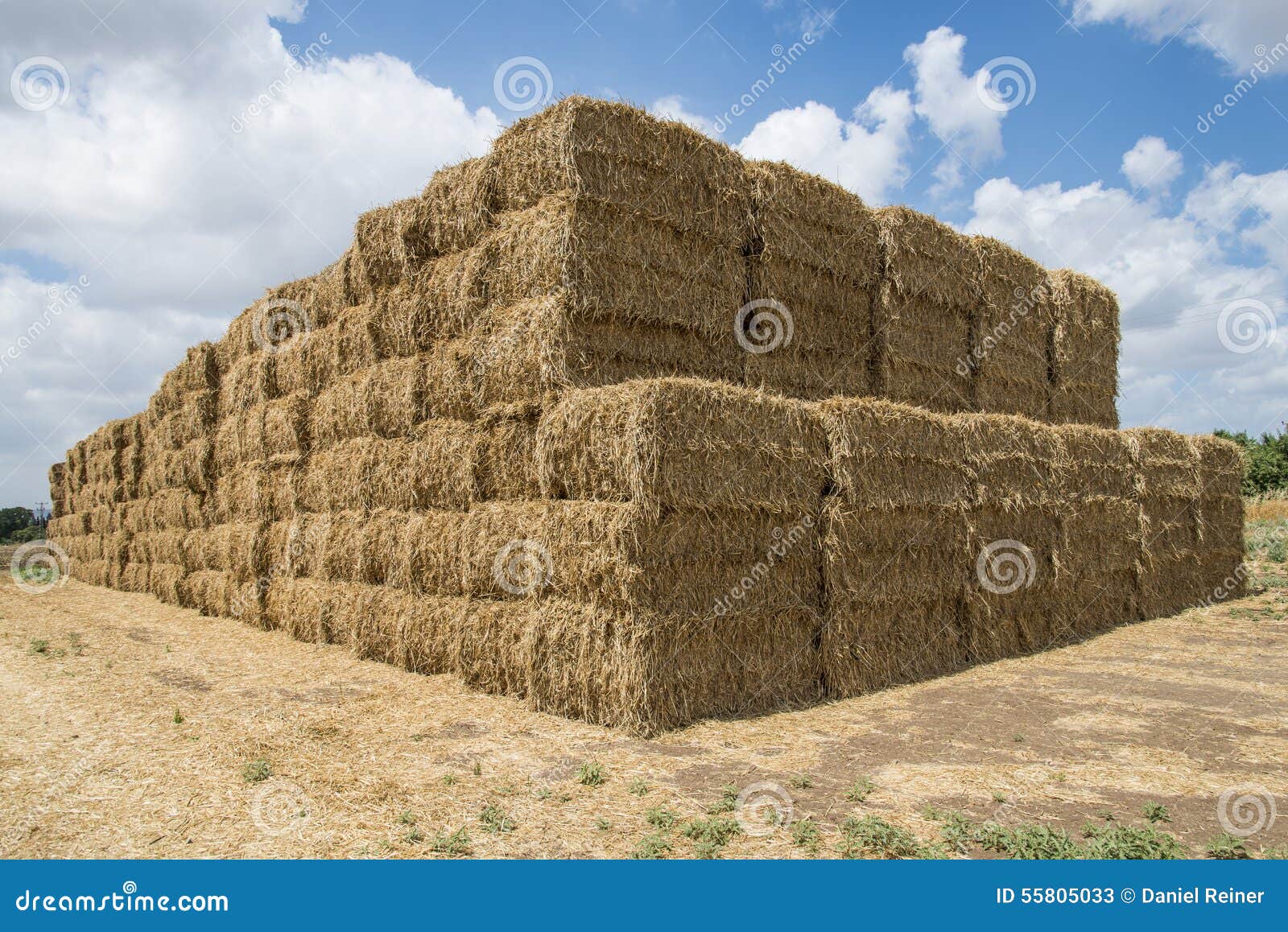 Wheat haystack stock image. Image of farmland, package - 55805033