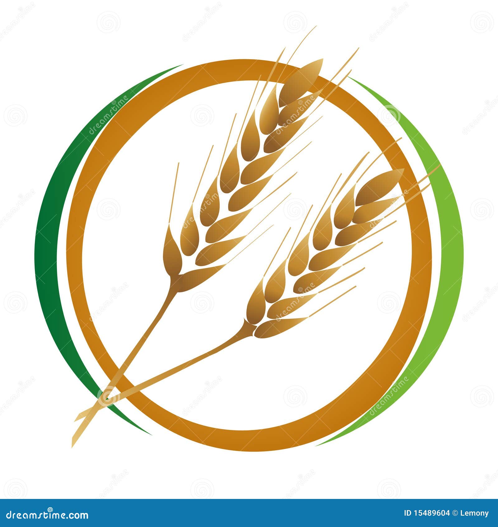 Wheat icon stock vector. Illustration of farming, background - 15489604