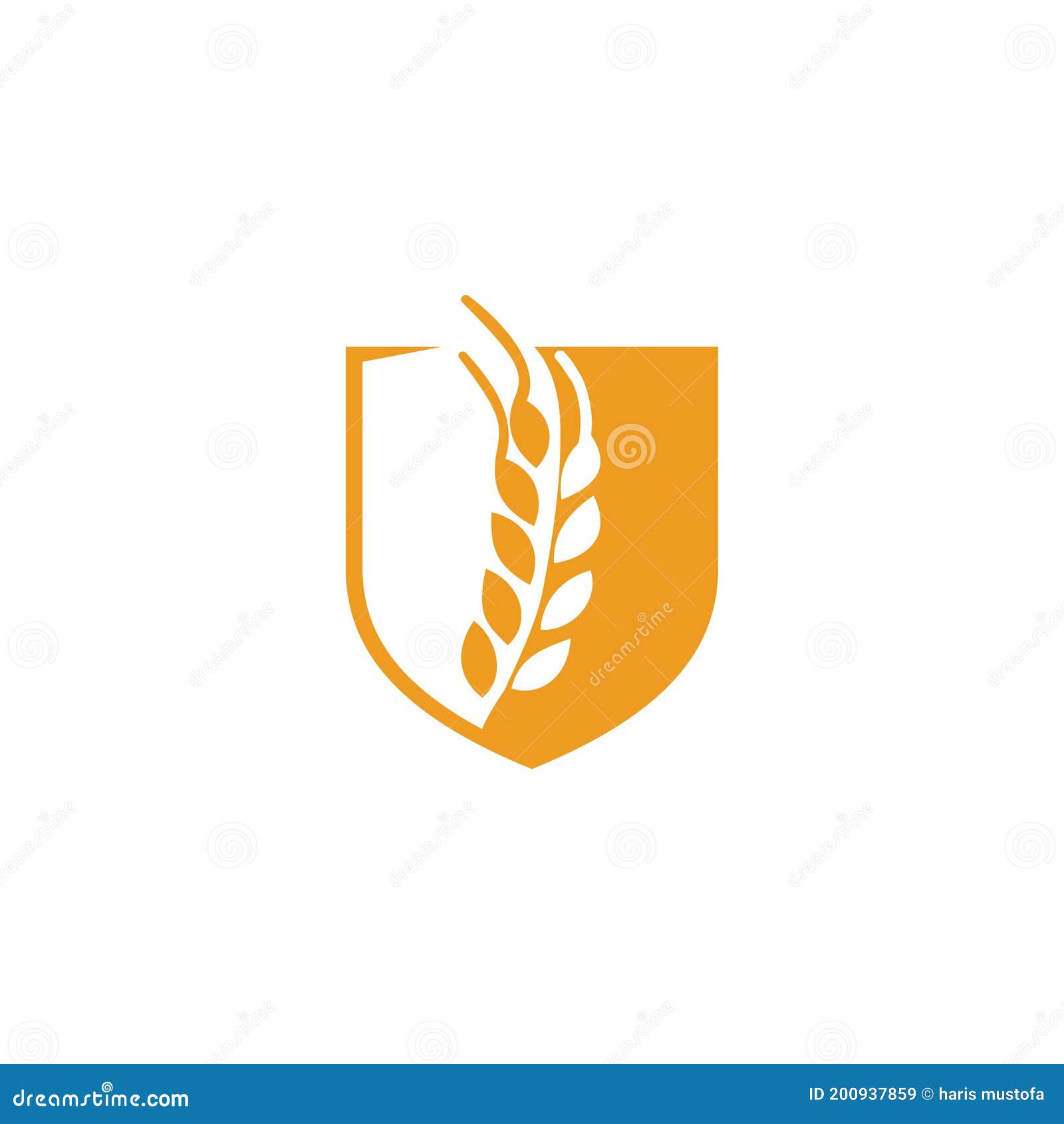 Wheat Icon Design Template Vector Isolated Illustration Stock ...