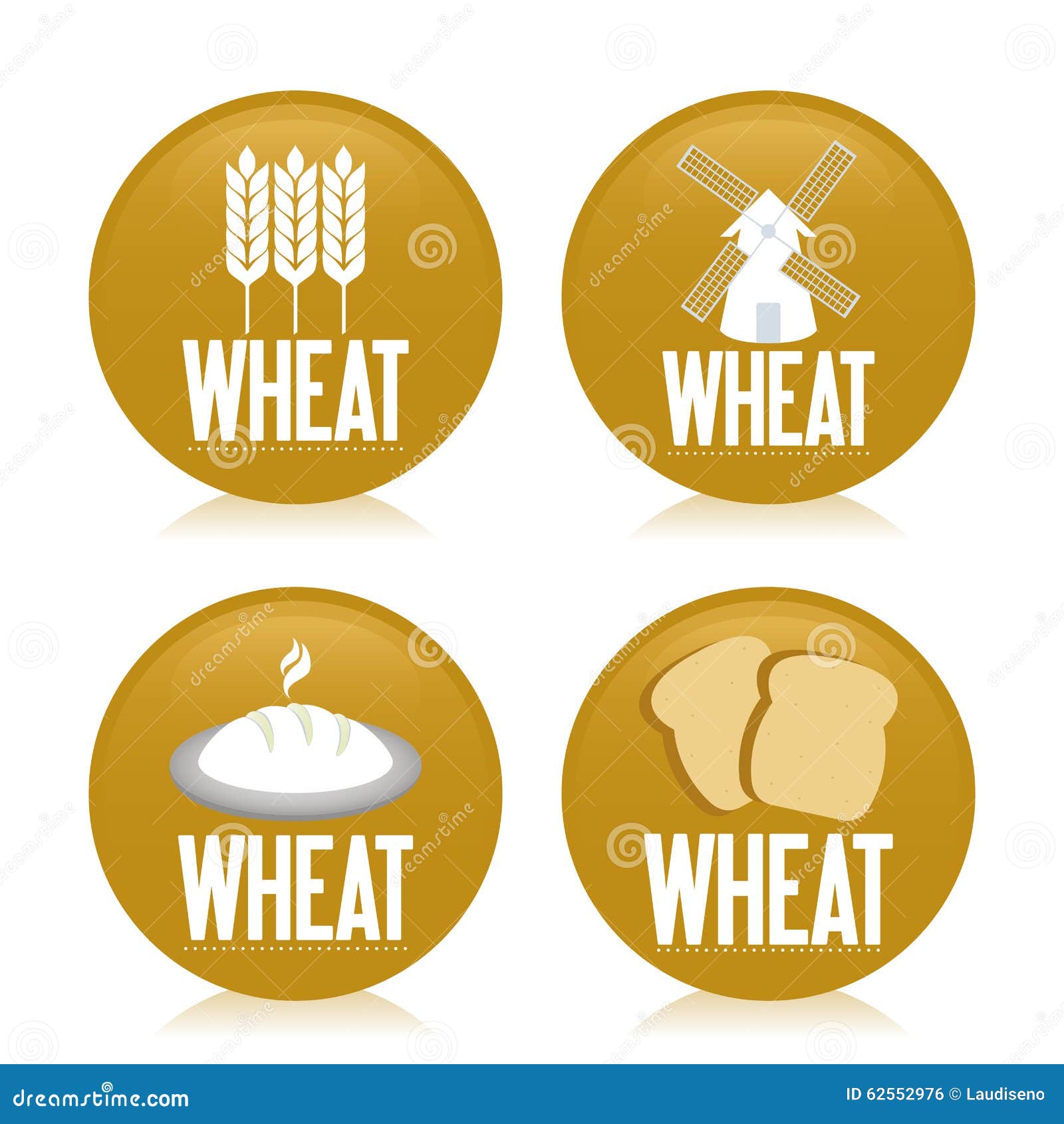 Wheat Labels stock vector. Illustration of bakery, cereals - 62552976