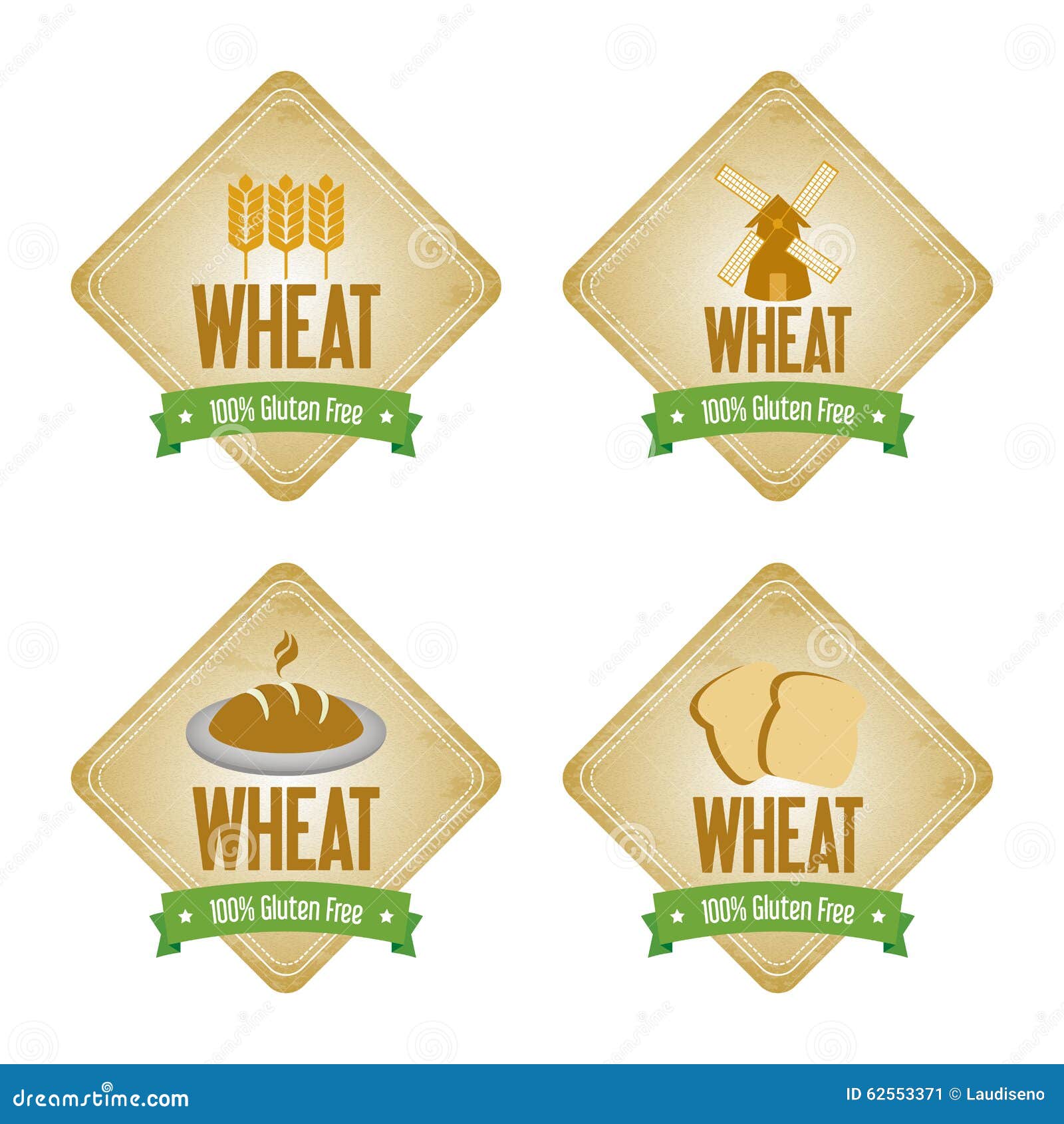 Wheat Labels stock vector. Illustration of harvest, concept - 62553371