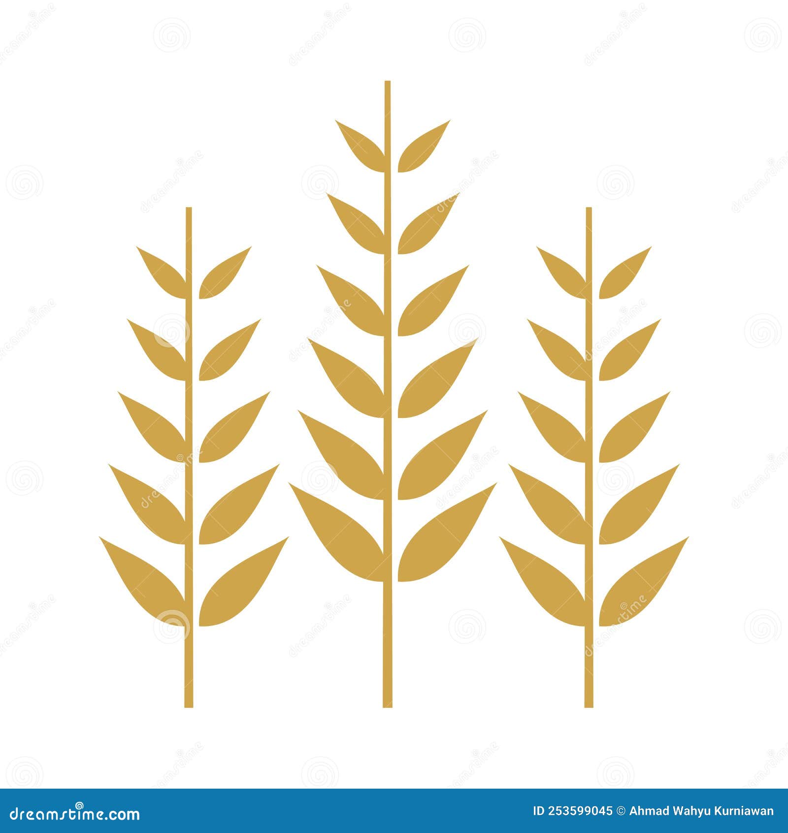 Wheat logo template stock vector. Illustration of agriculture - 253599045