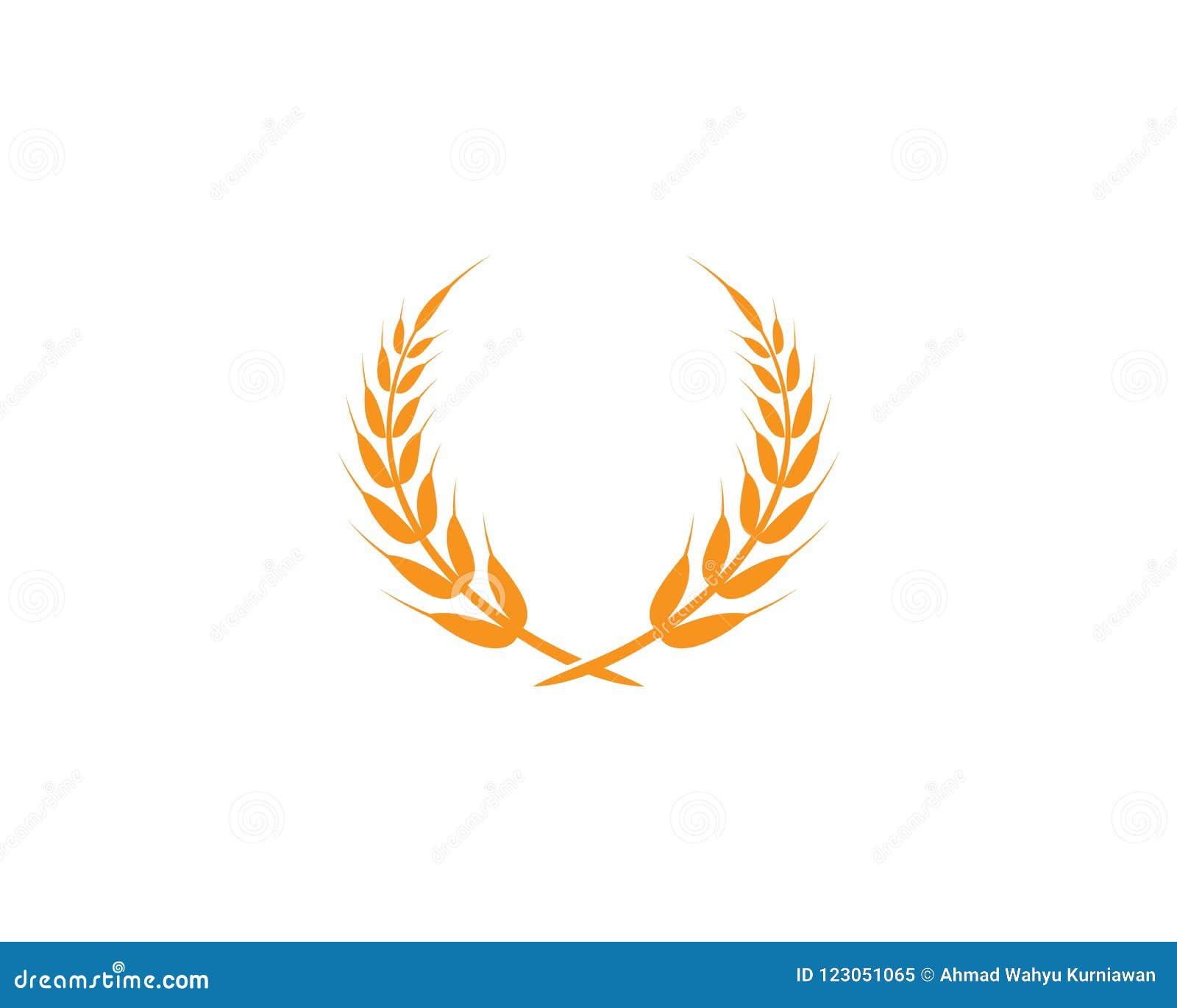 Wheat Logo Template stock illustration. Illustration of sign - 123051065