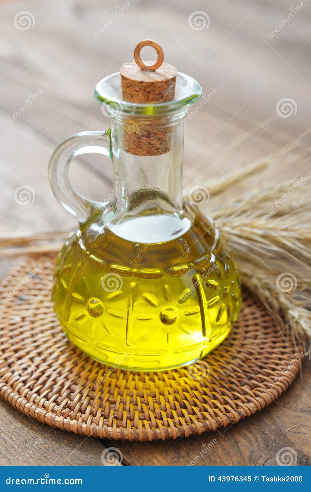 Wheat oil stock image. Image of bottle, treatment, nature - 43976345