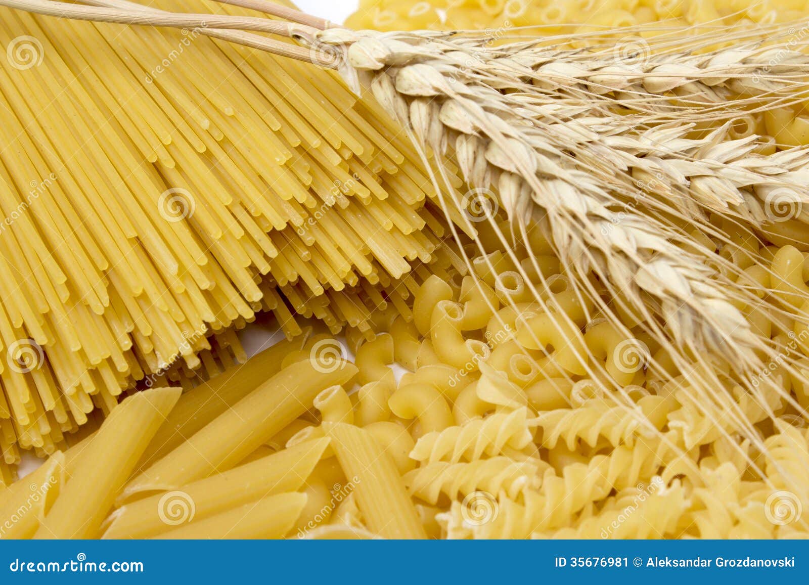Wheat and pasta stock image. Image of bits, noodles, grains - 35676981