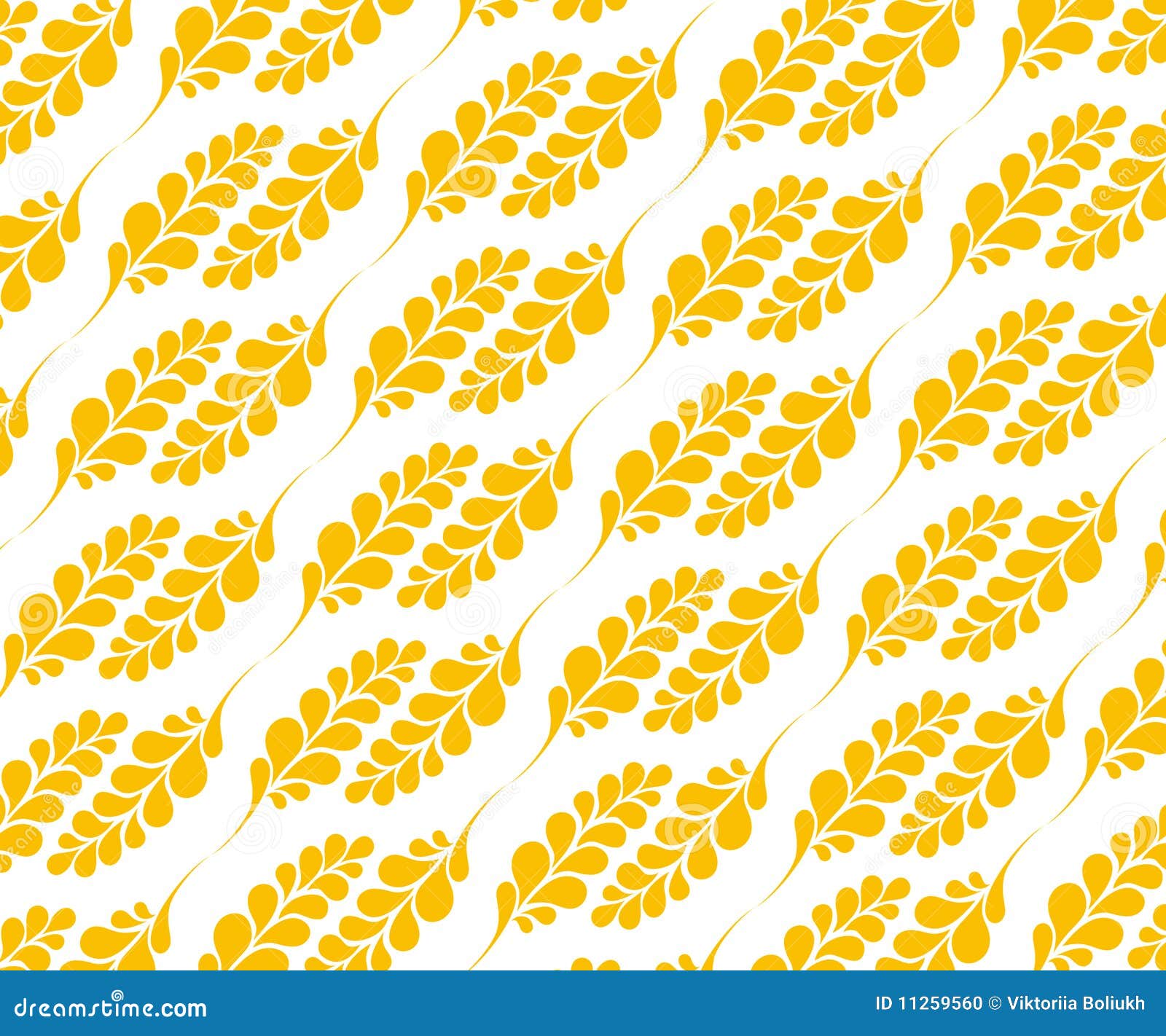 Wheat pattern stock illustration. Illustration of pattern - 11259560