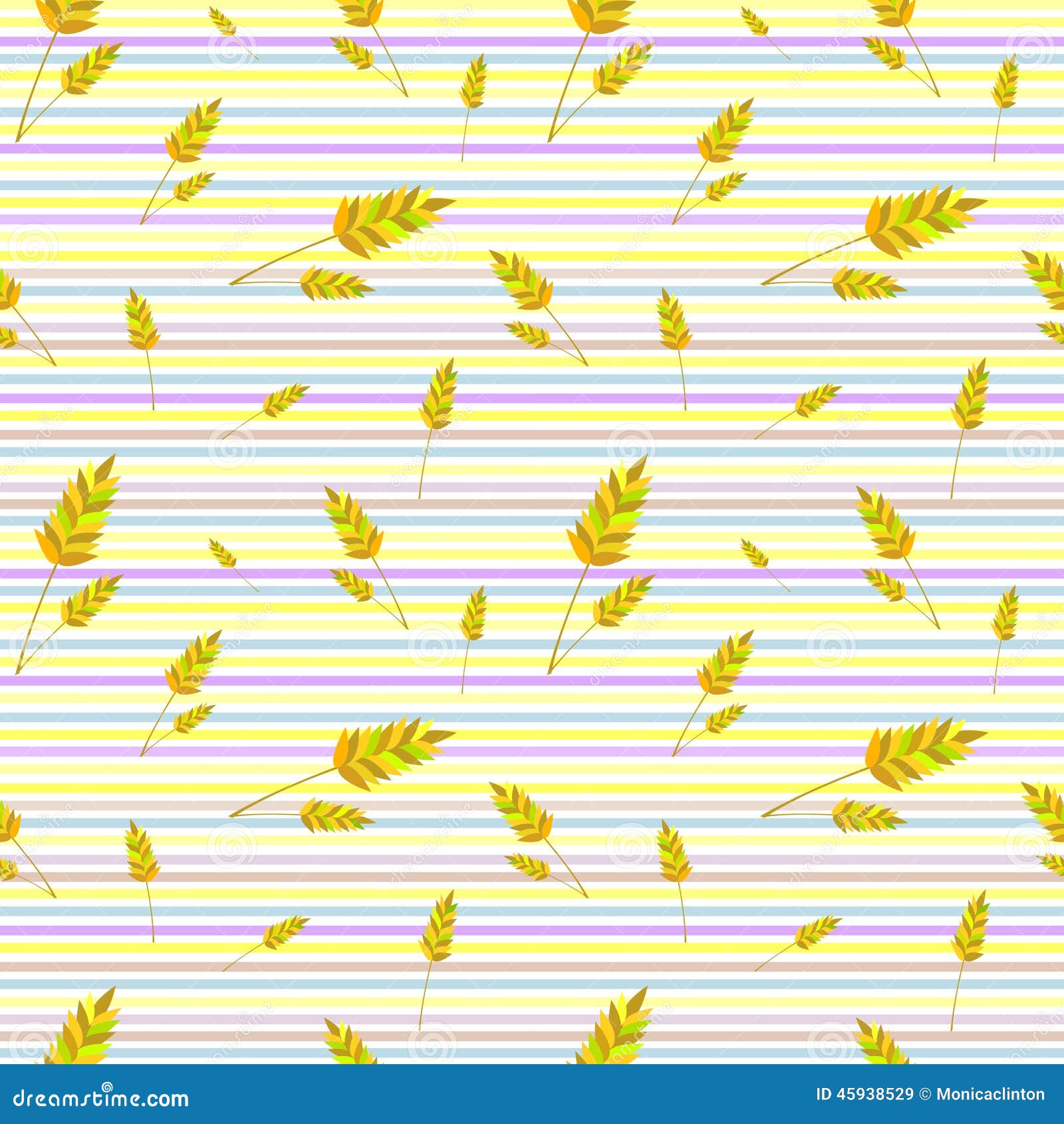 Wheat pattern background stock vector. Illustration of decor - 45938529