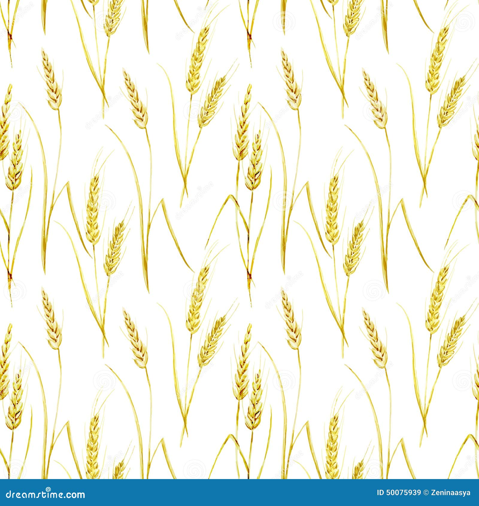 Wheat Pattern. Grain Malt And Wheat, Barley, Oat, Rice, Millet, Maize ...