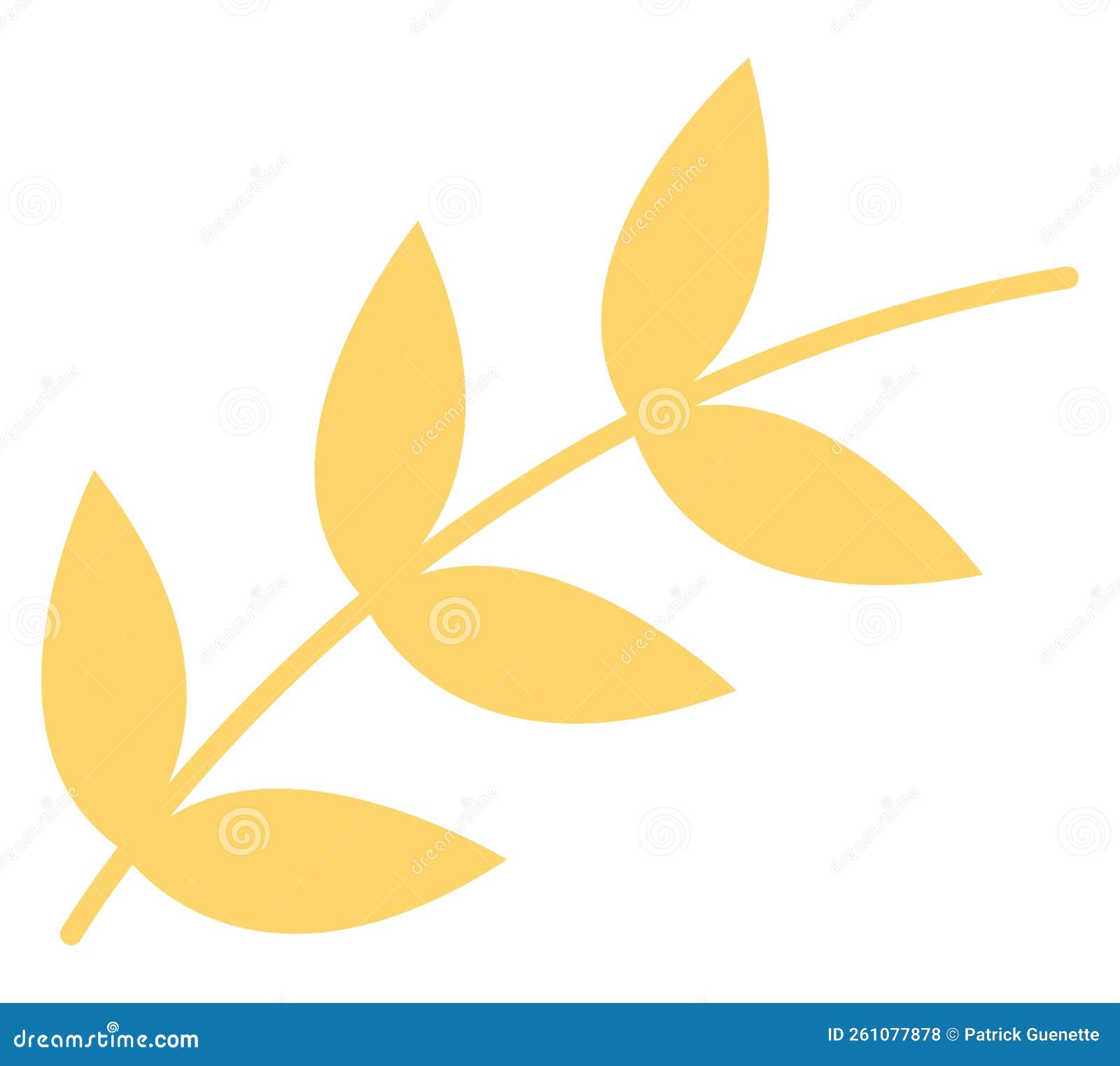 Wheat plant, icon stock vector. Illustration of grain - 261077878