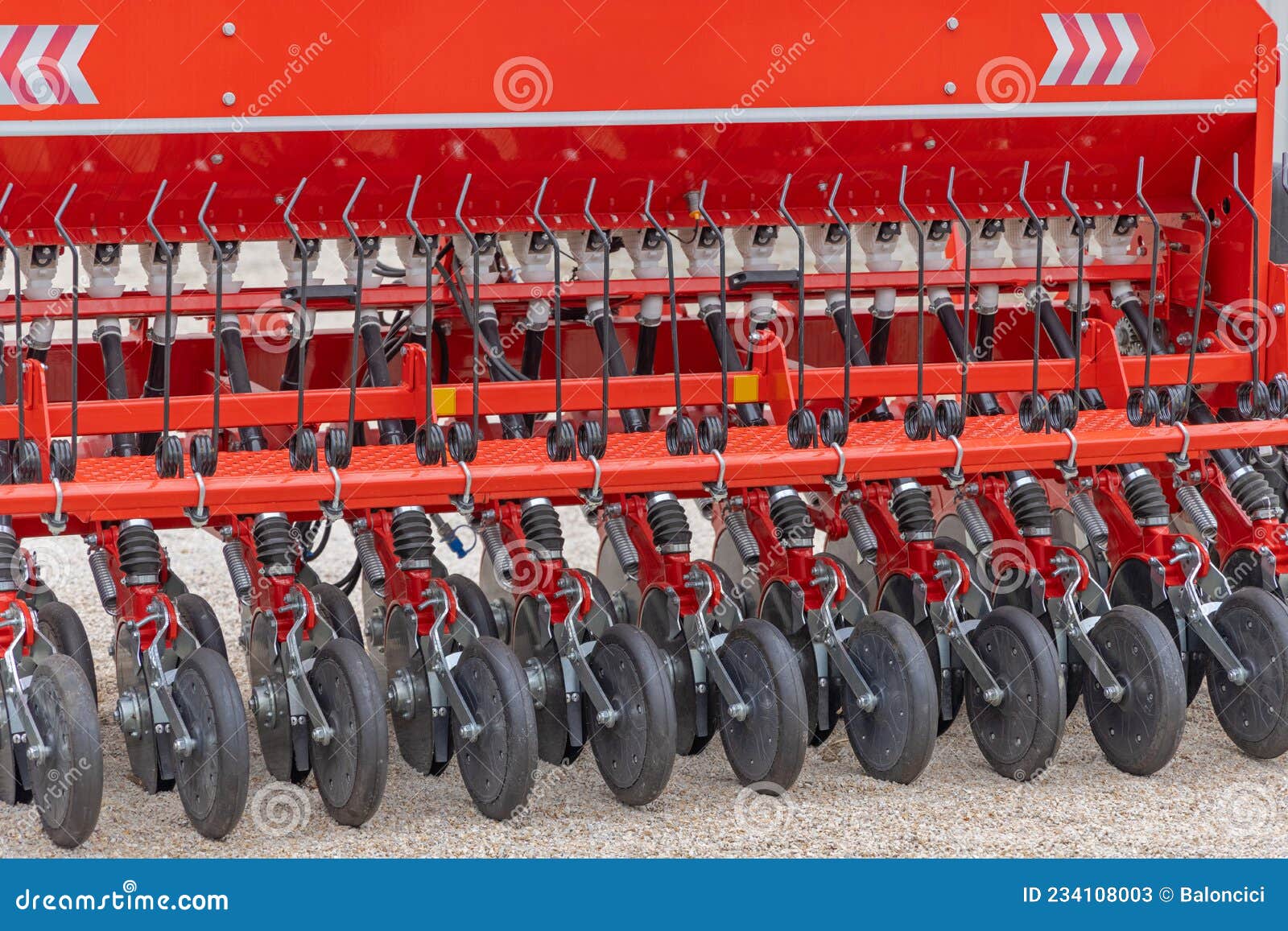Wheat Seeder stock image. Image of planter, level, ditching - 234108003