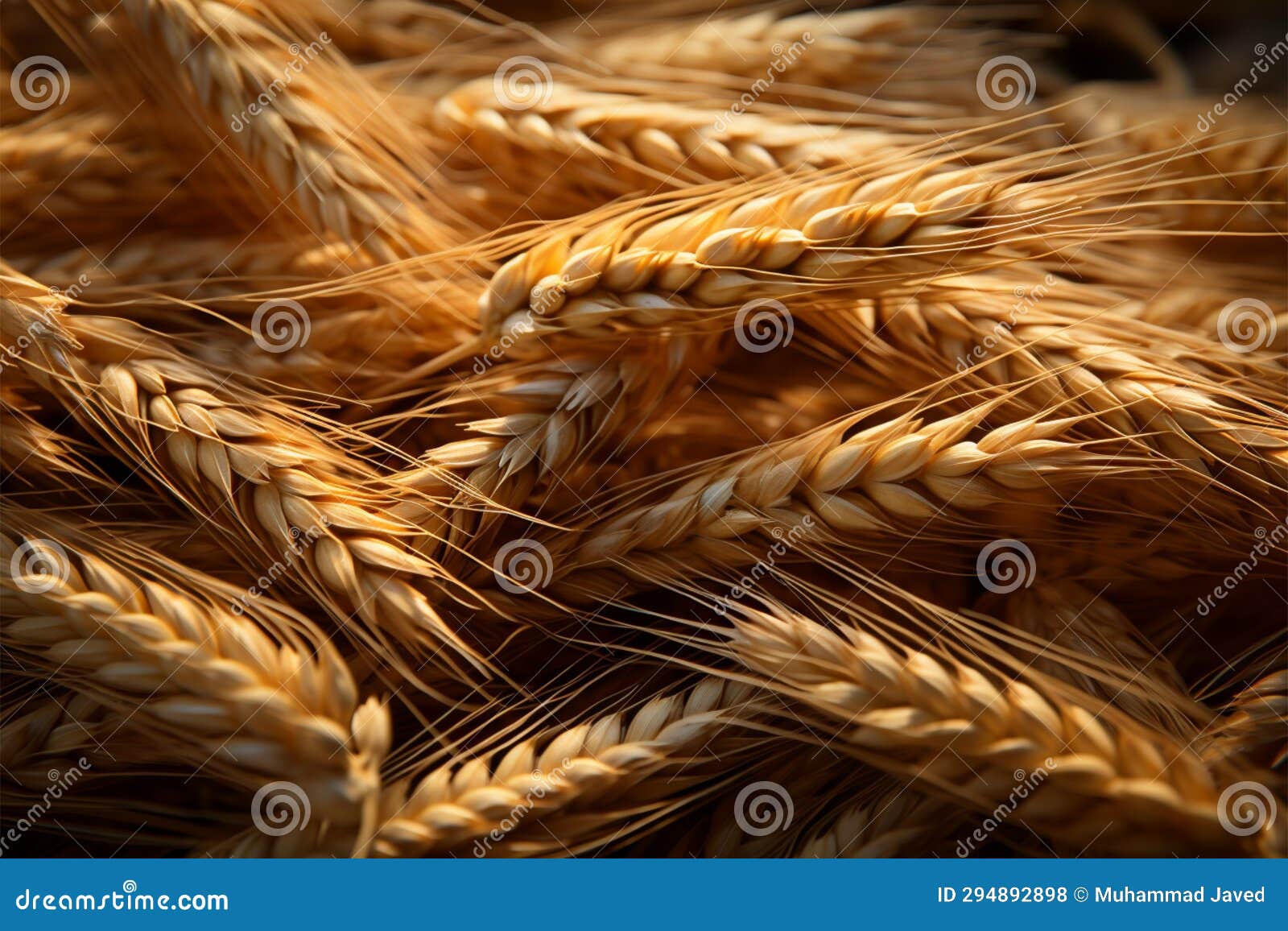 Wheat Seeds Ground To a Granular Consistency for Various Uses Stock ...