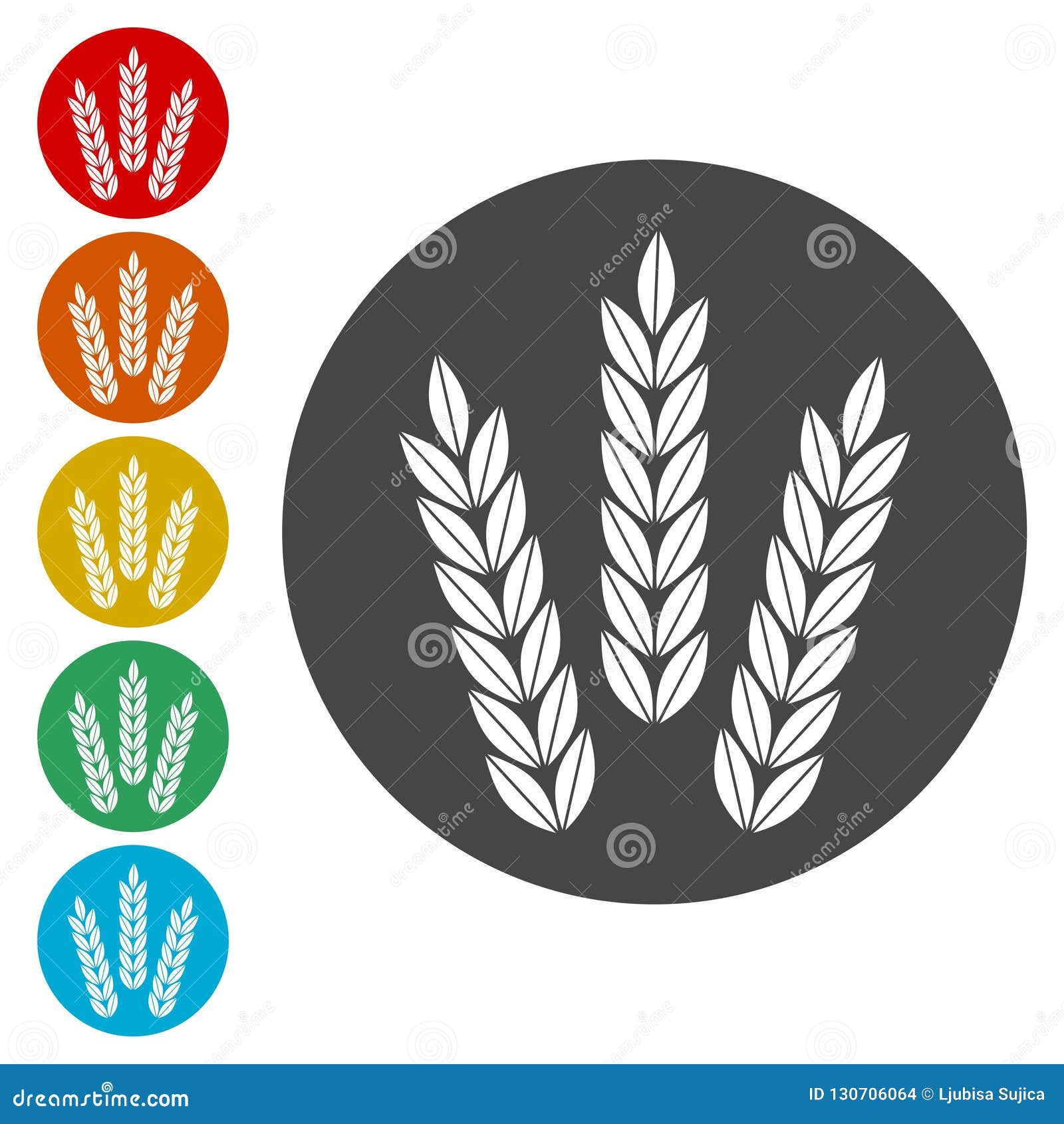 Wheat Sign - Vector Illustration Stock Vector - Illustration of ...