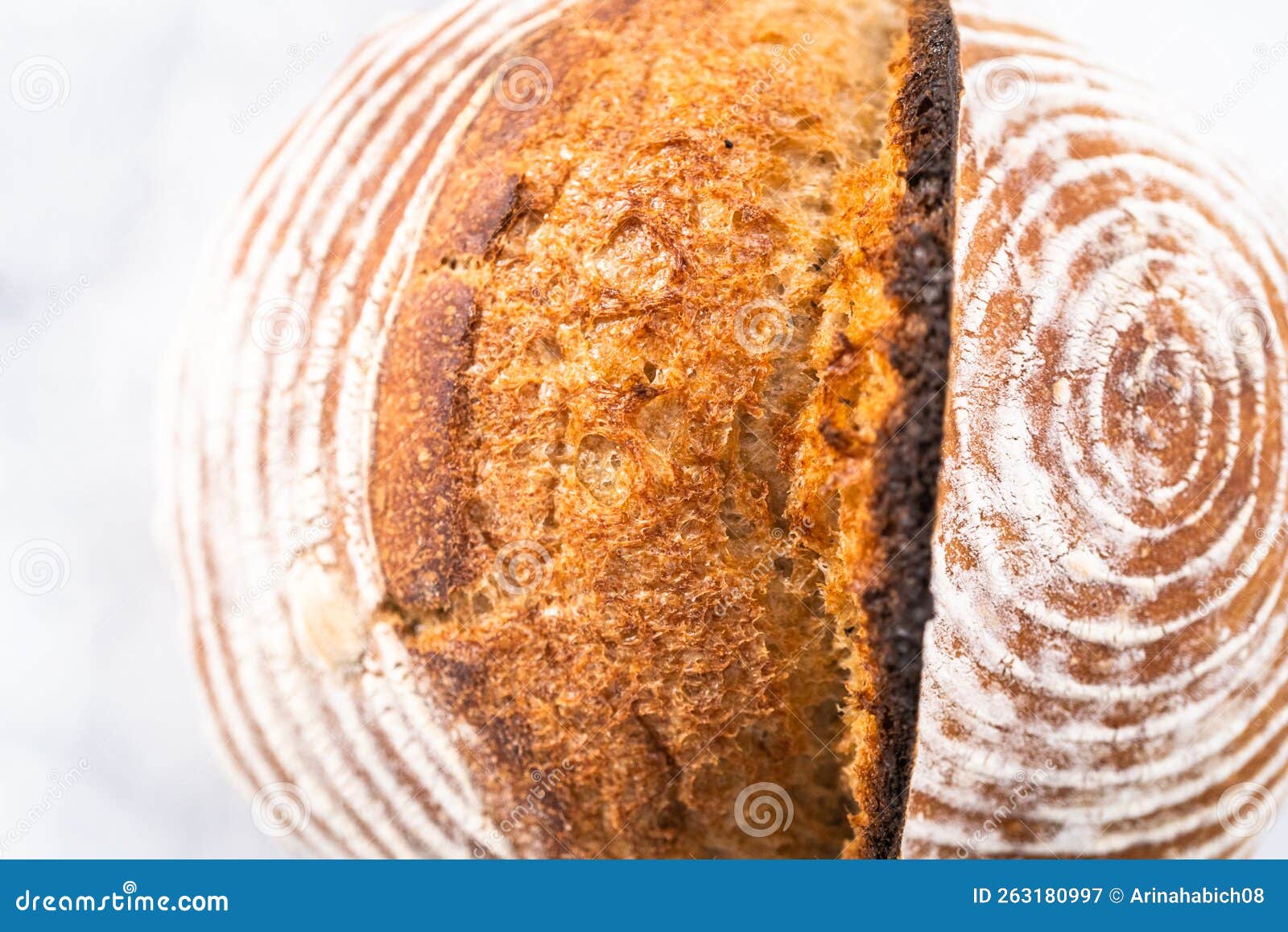 Wheat Sourdough Bread stock image. Image of bread, rustic - 263180997