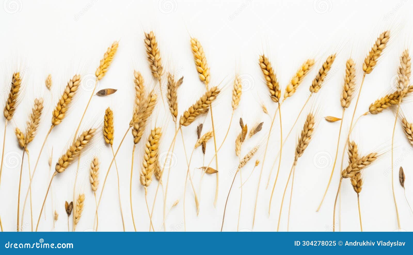 Wheat Spots on White Background, Abstract Illustration Stock ...