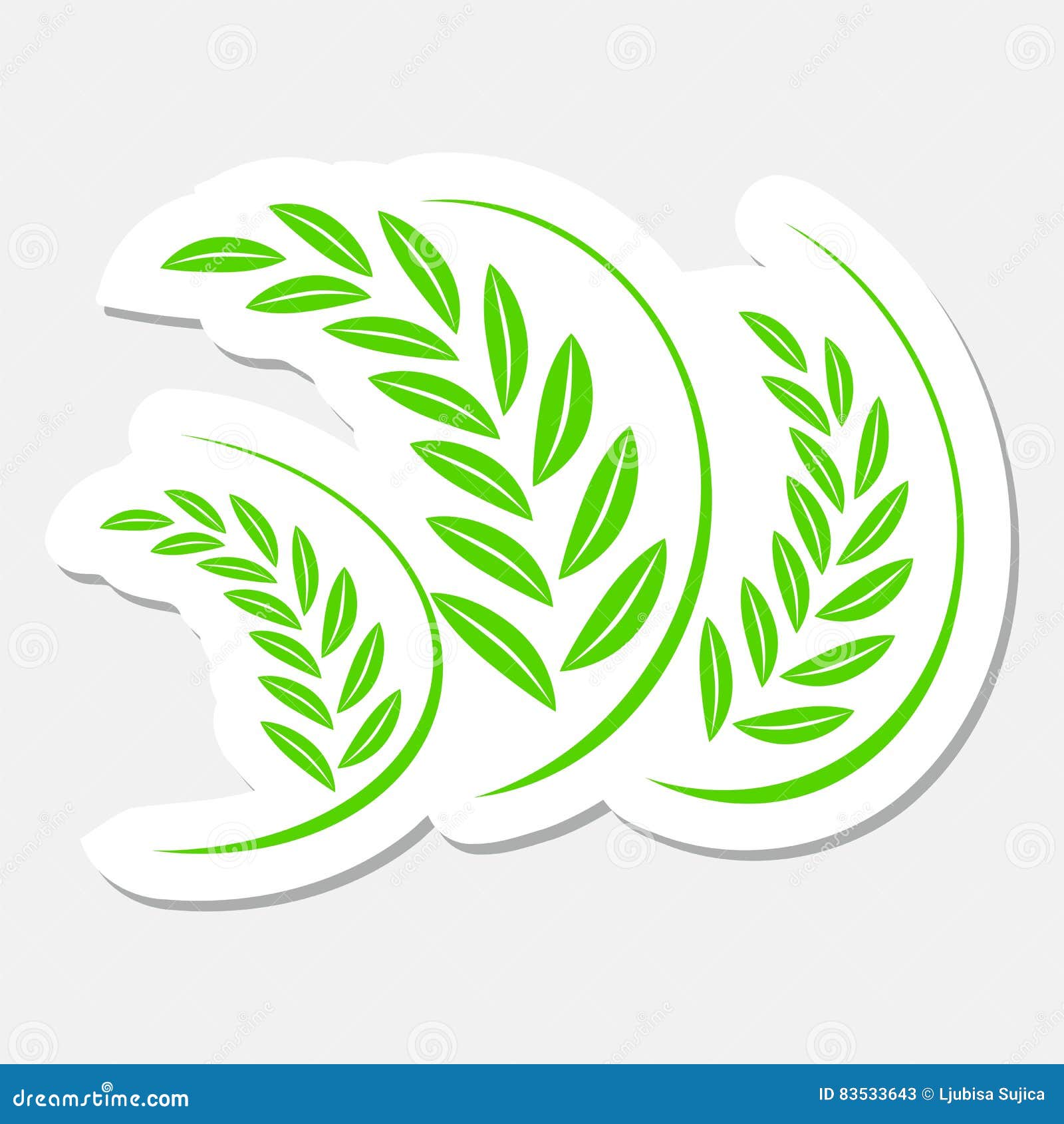 Wheat sticker stock vector. Illustration of note, memo - 83533643